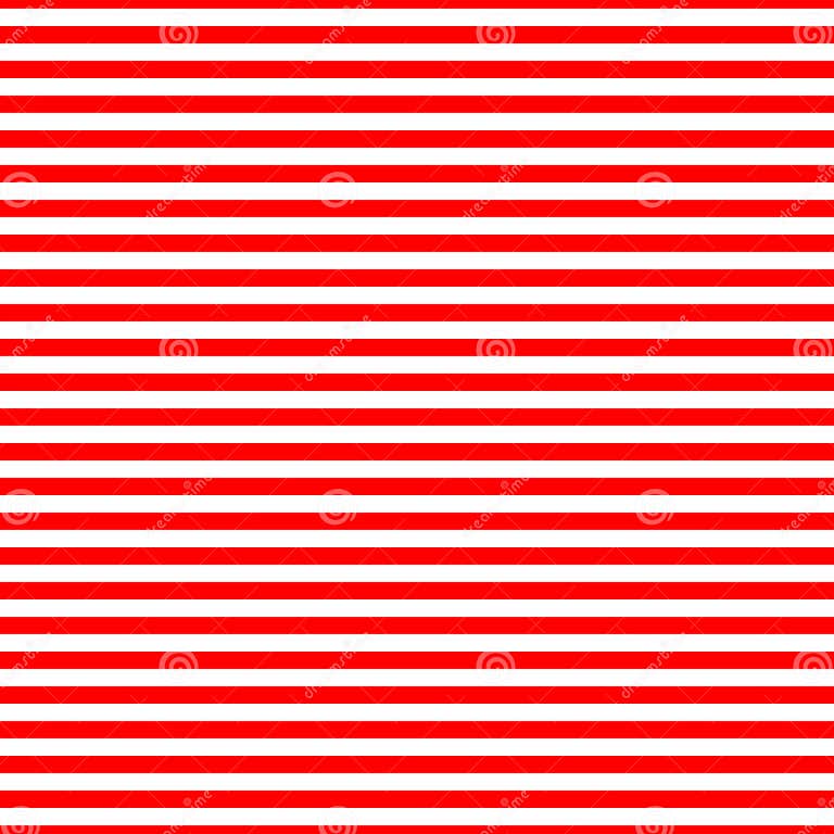 Red and White Horizontal Stripes Fabric Pattern Background Vector ...