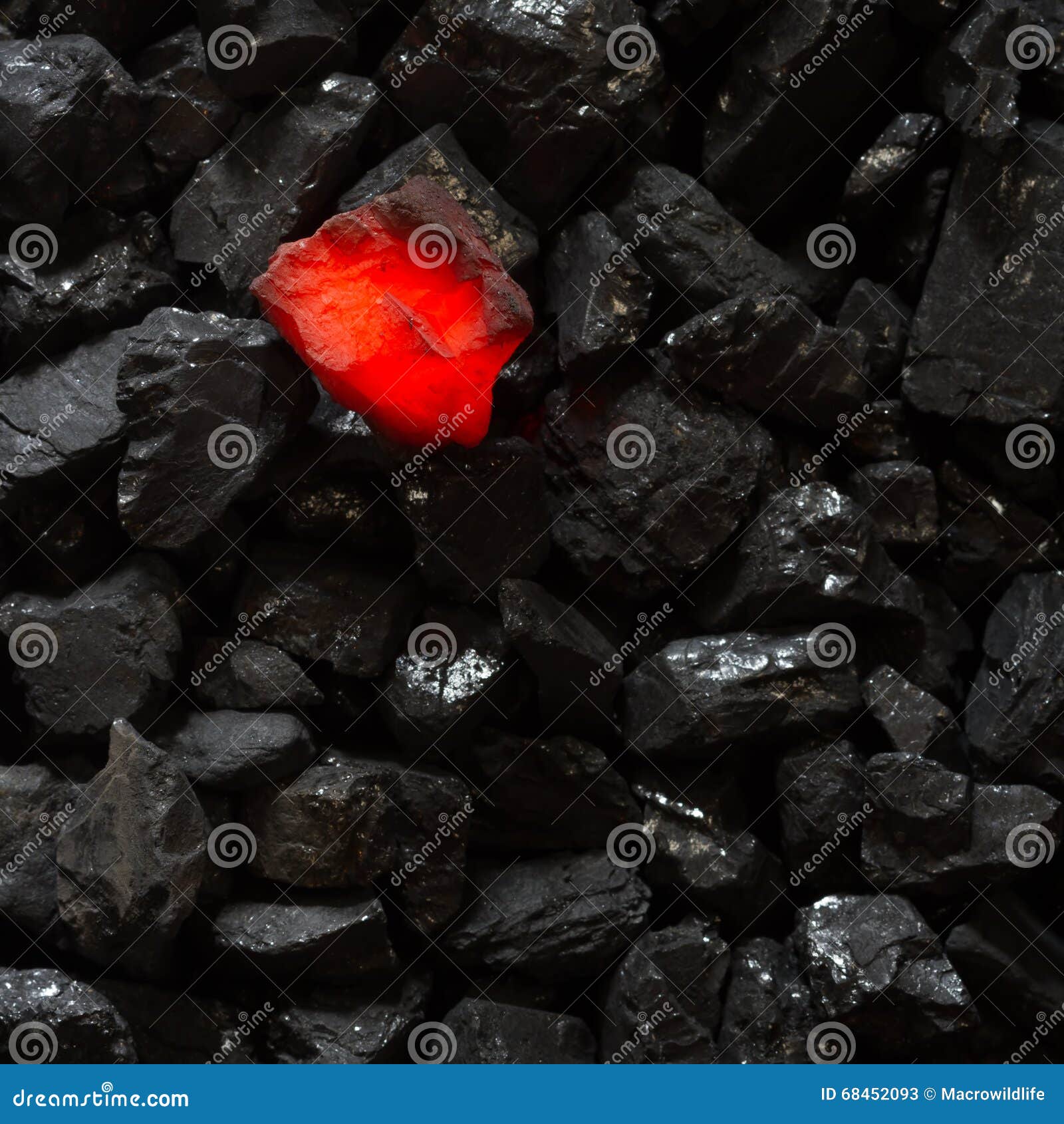 Red Hot Charcoal on Raw Coal Stock Image - Image of bonfire, fossil ...