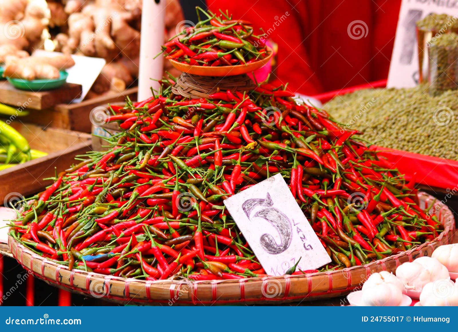Red hot chili in Asia stock image. Image of healthy, culinary - 24755017
