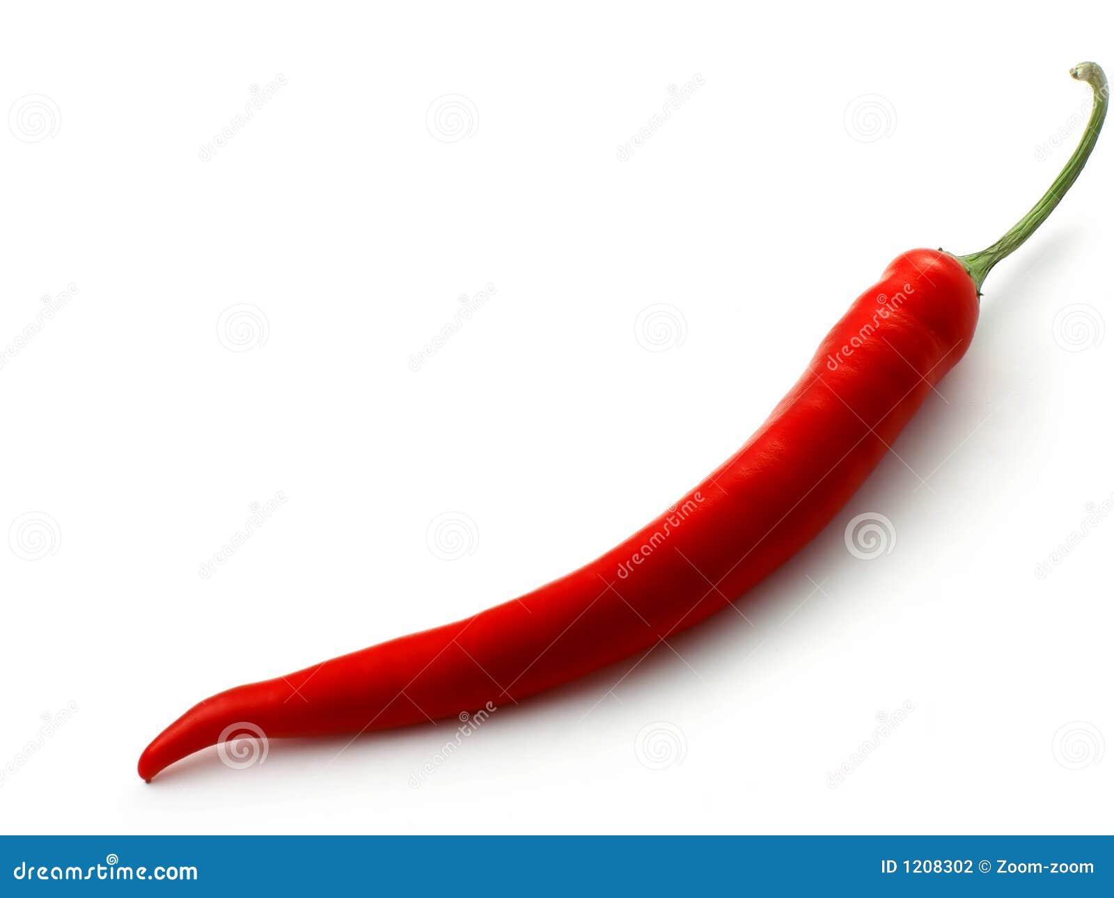 Red hot chili pepper stock photo. Image of isolation, flavoring - 1208302