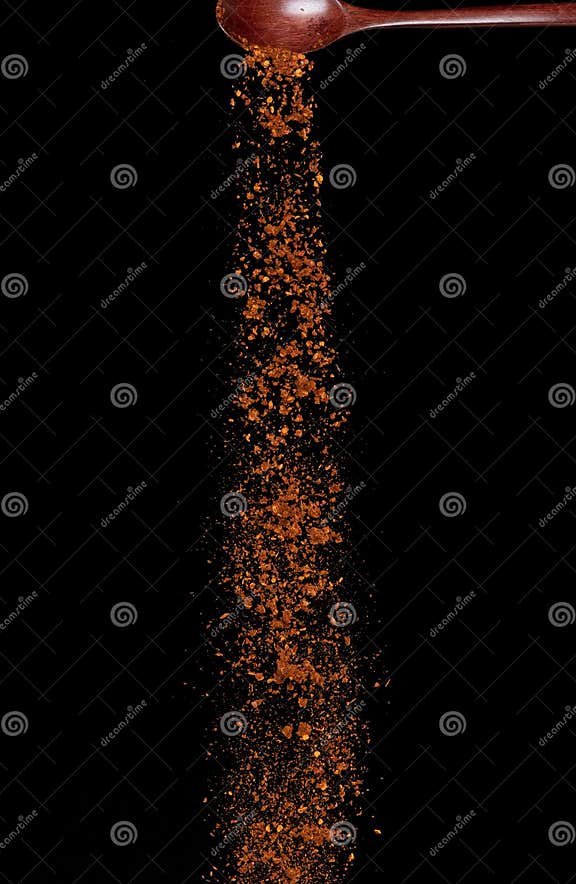 Red Hot Chilli Fall, Red Grain Chilli Explode Abstract Cloud Fly from ...