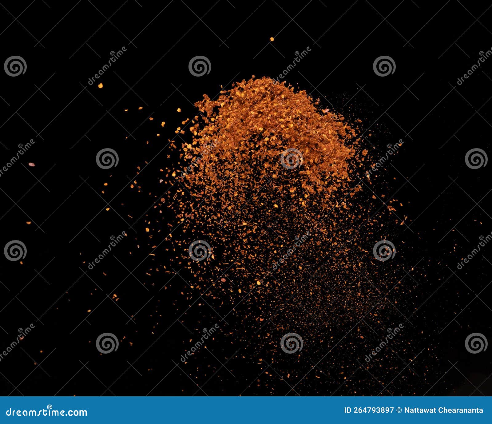 Red Hot Chilli Flying Explosion, Red Grain Chilli Explode Abstract ...