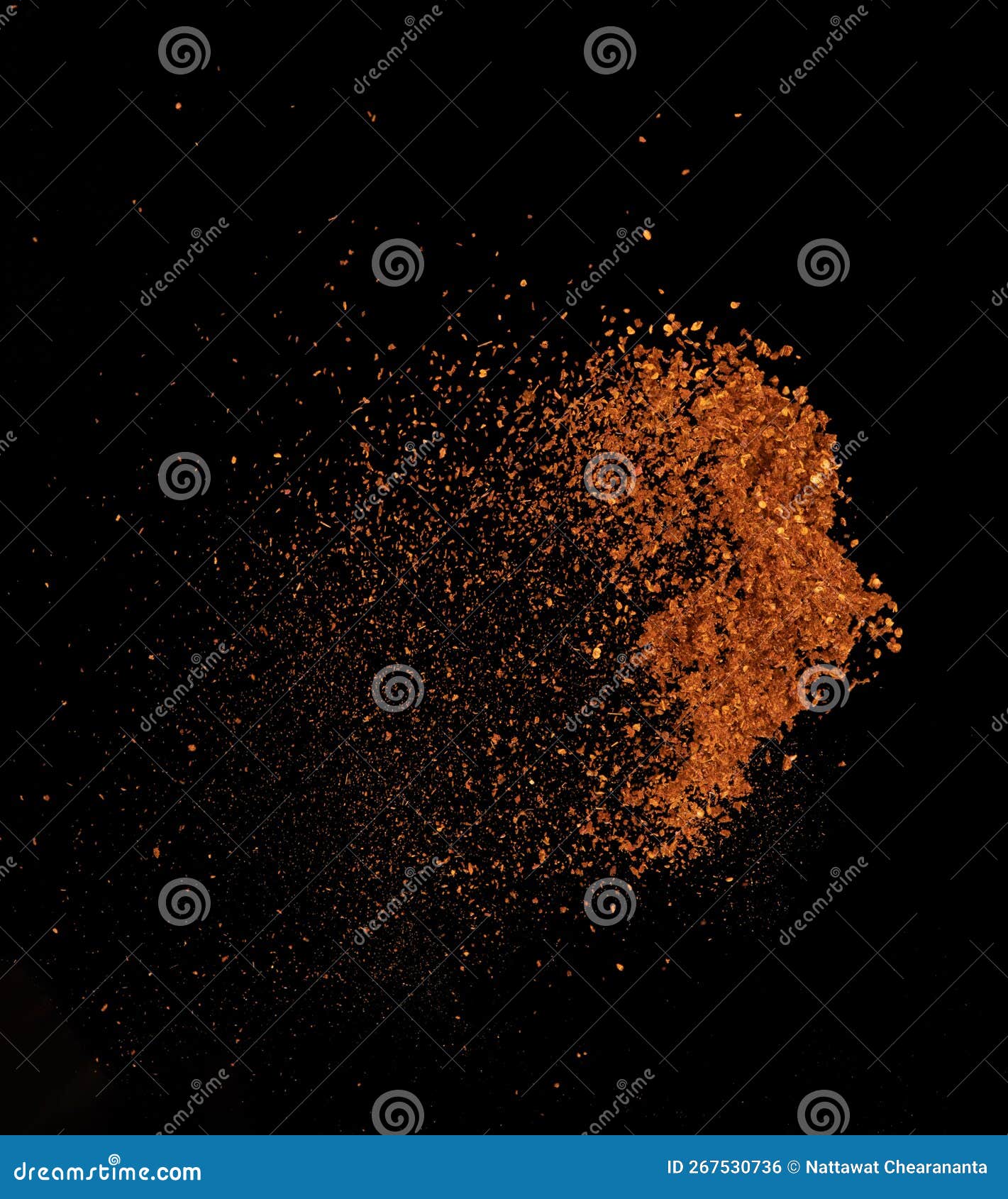 Red Hot Chilli Flying Explosion, Red Grain Chilli Explode Abstract ...