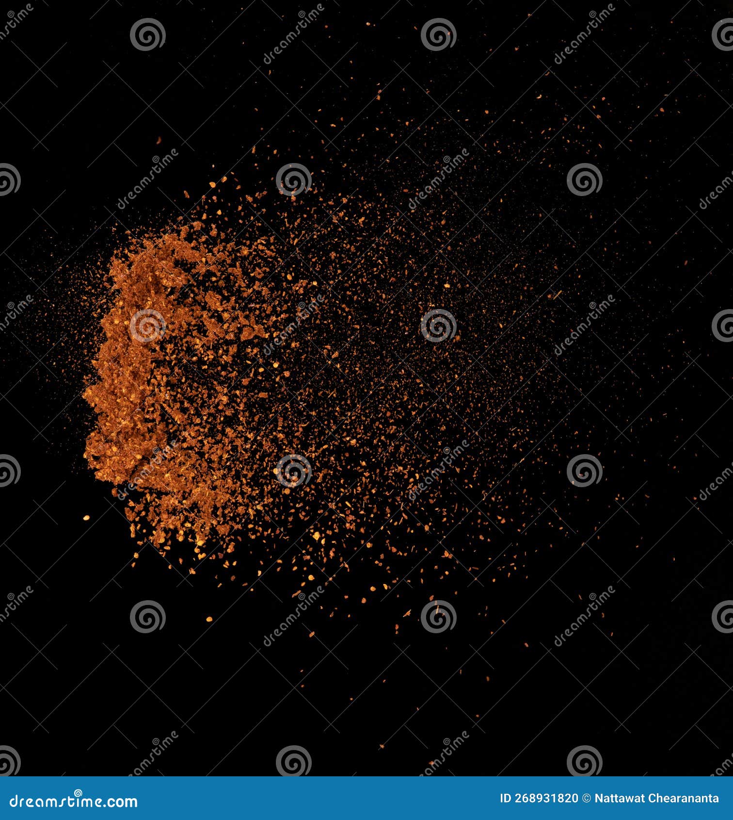 Red Hot Chilli Flying Explosion, Red Grain Chilli Explode Abstract ...