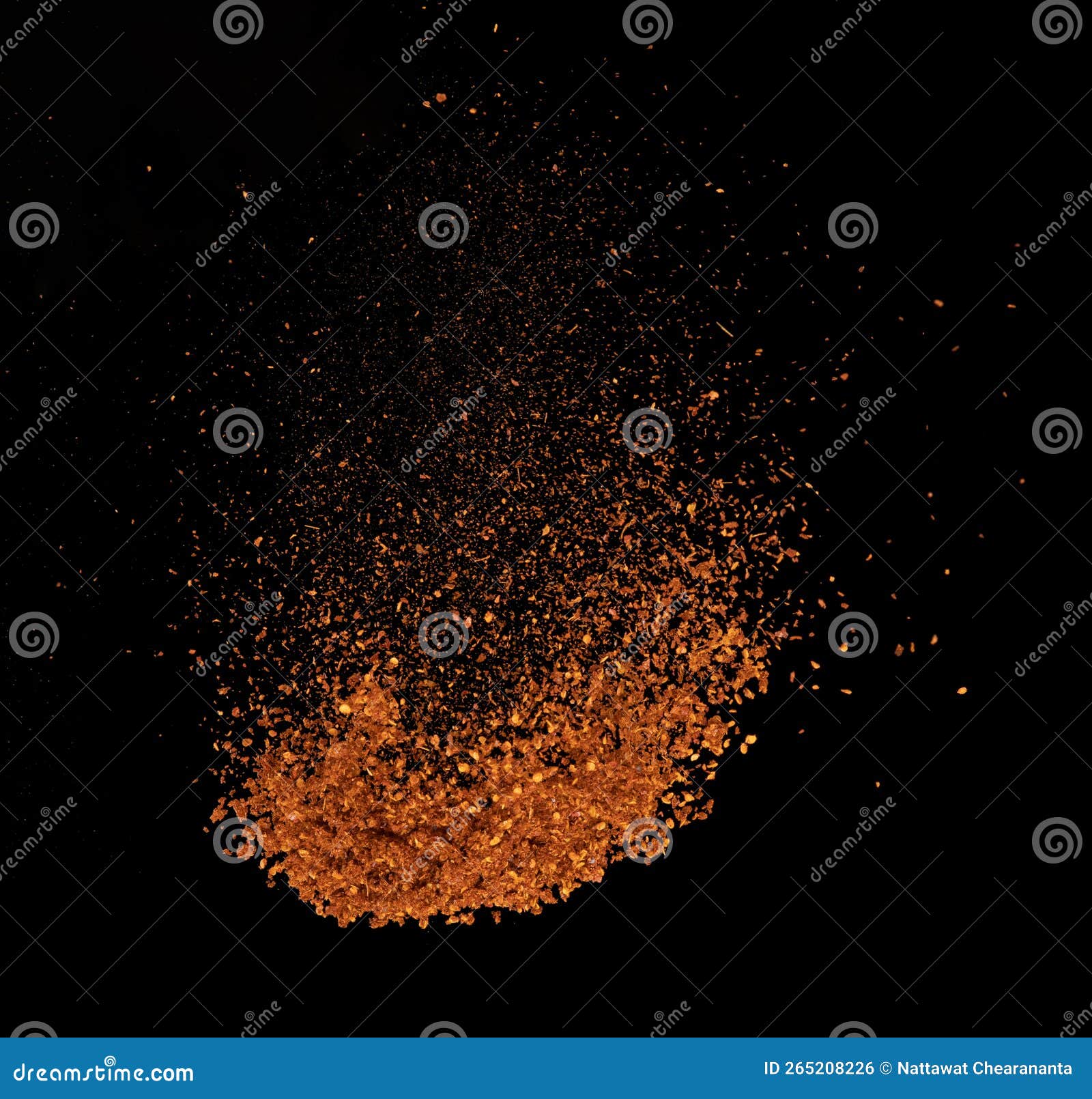 Red Hot Chilli Flying Explosion, Red Grain Chilli Explode Abstract ...