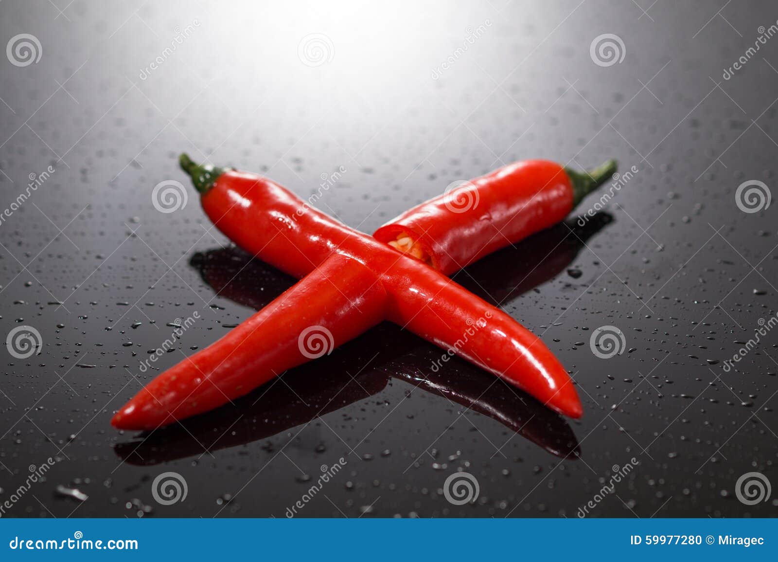 Red Hot Chilli Pepper X Cross Shape Stock Photo - Image of chile ...