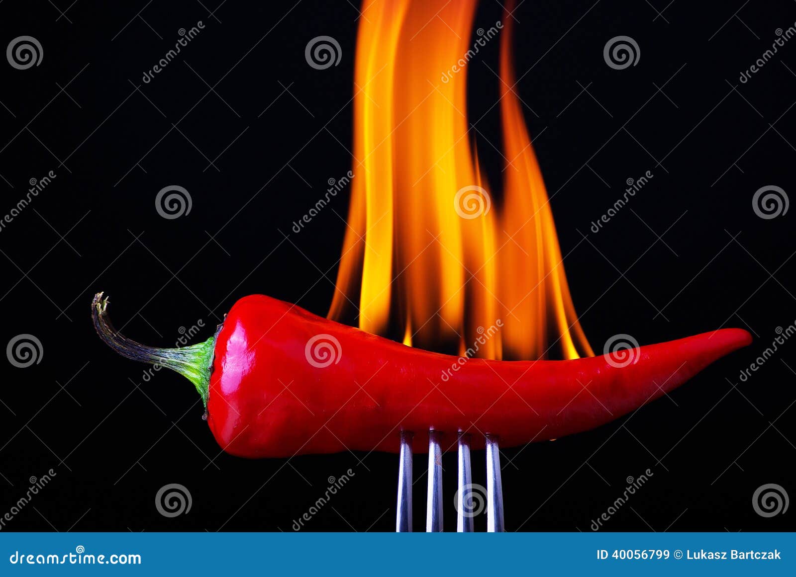 Red Hot Chilli Pepper on Fire Stock Image - Image of healthy, objects ...