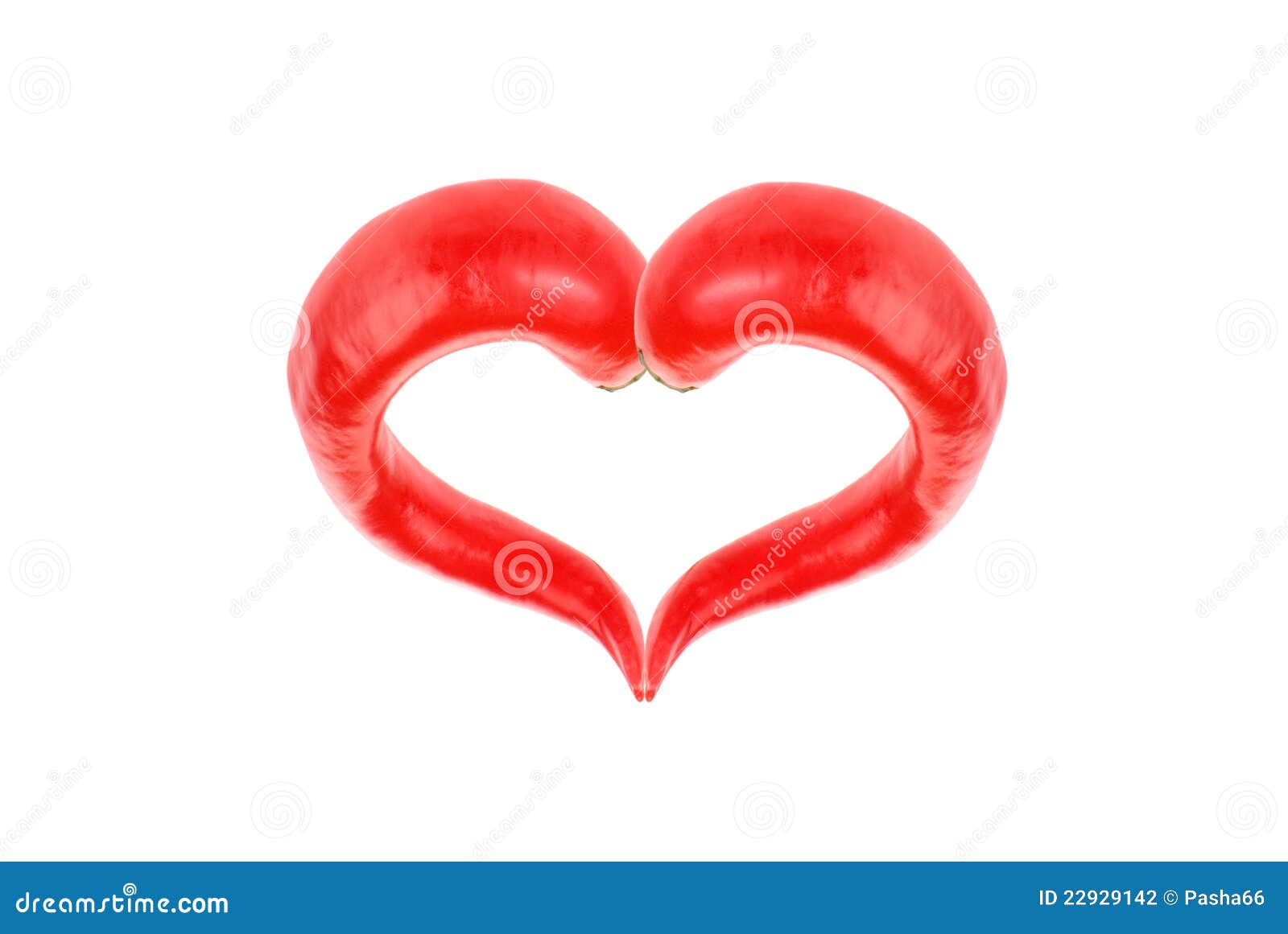 Red Hot Chilli Pepper Heart Stock Photo - Image of ripe, agriculture ...