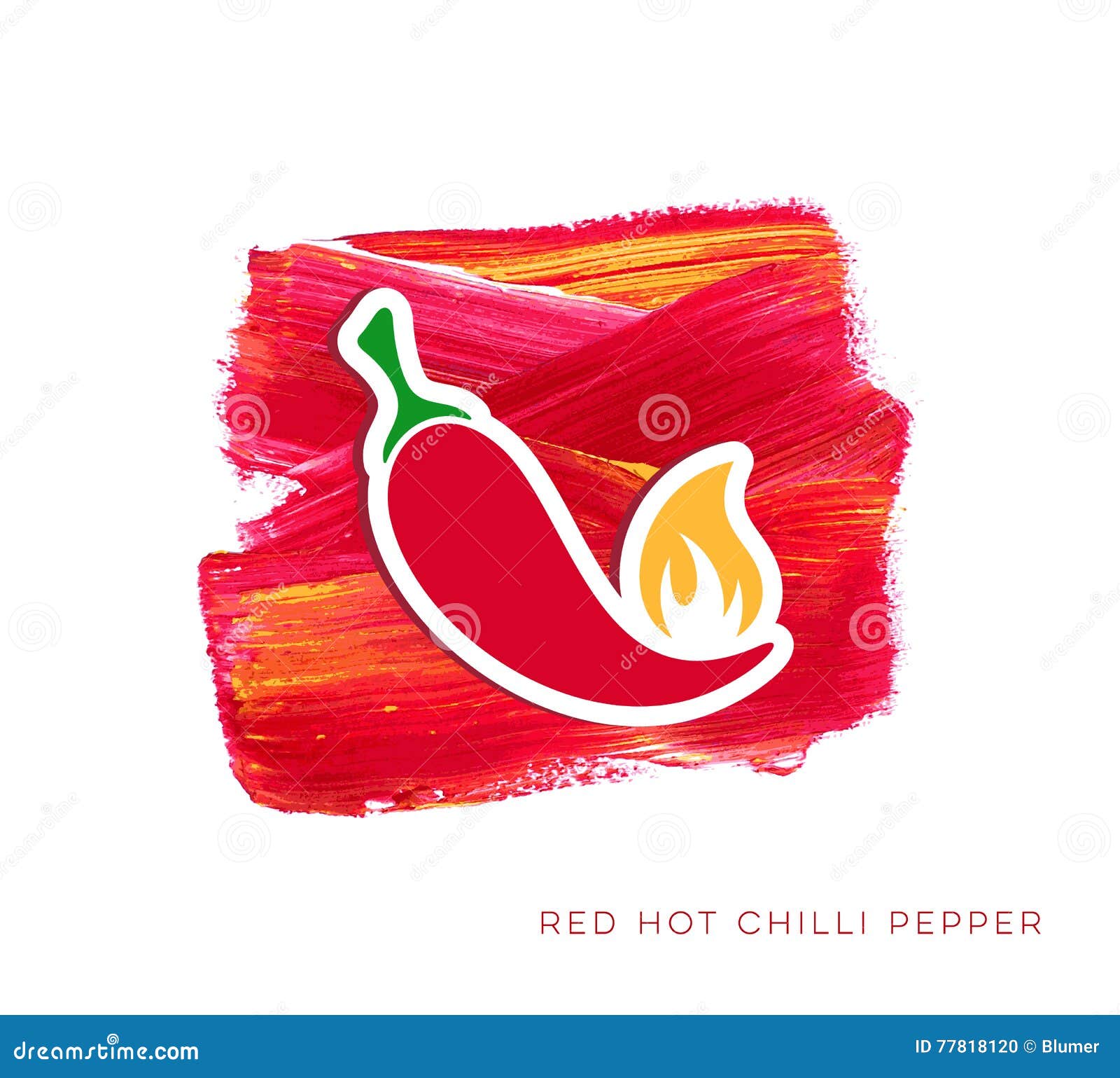 Red Hot Chilli Pepper Label Stock Vector - Illustration of banner ...