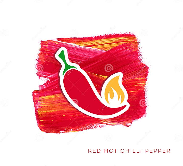 Red Hot Chilli Pepper Label Stock Vector - Illustration of banner ...