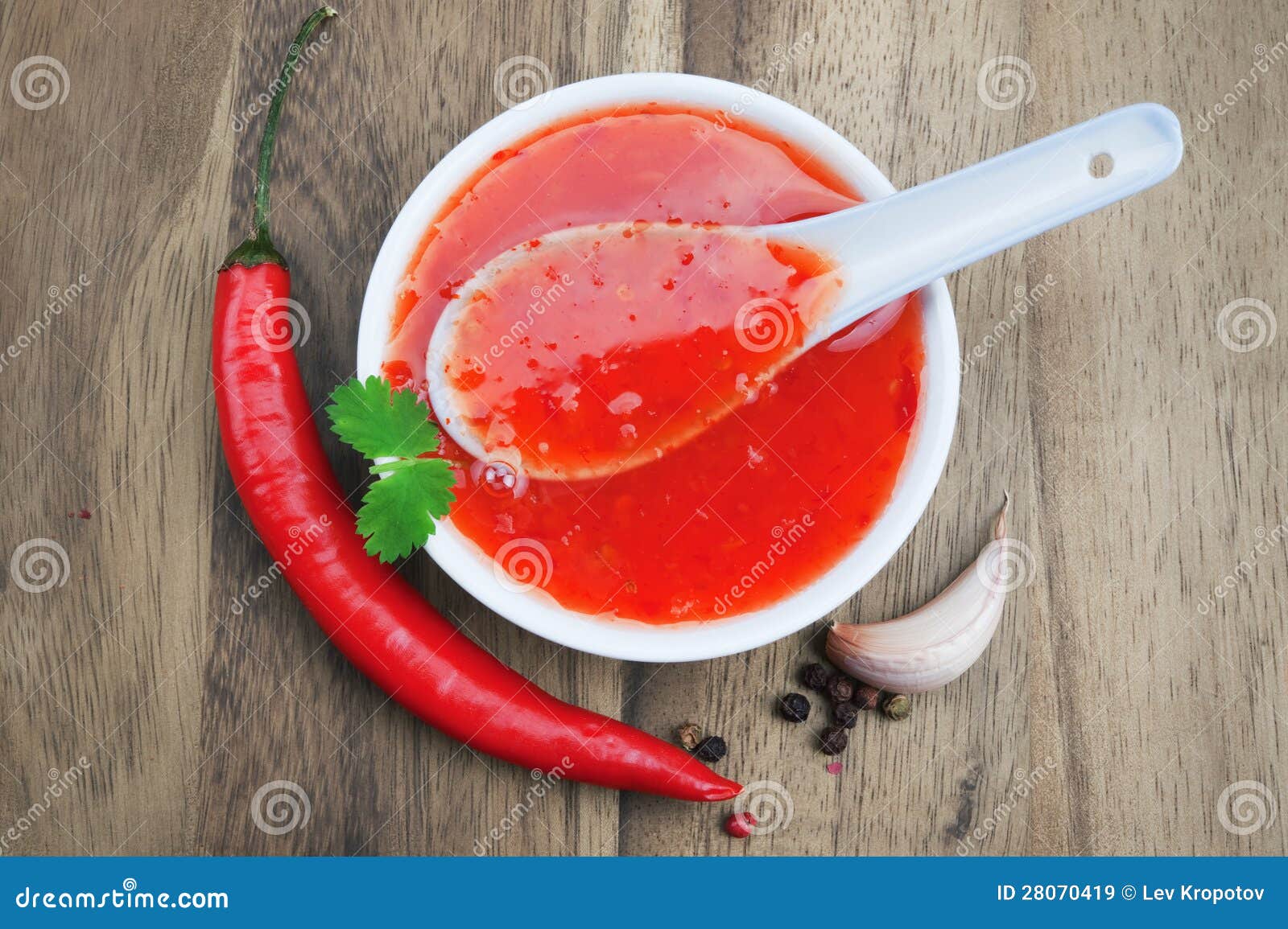 Red hot chilli sauce stock image. Image of bowl, pepper - 28070419