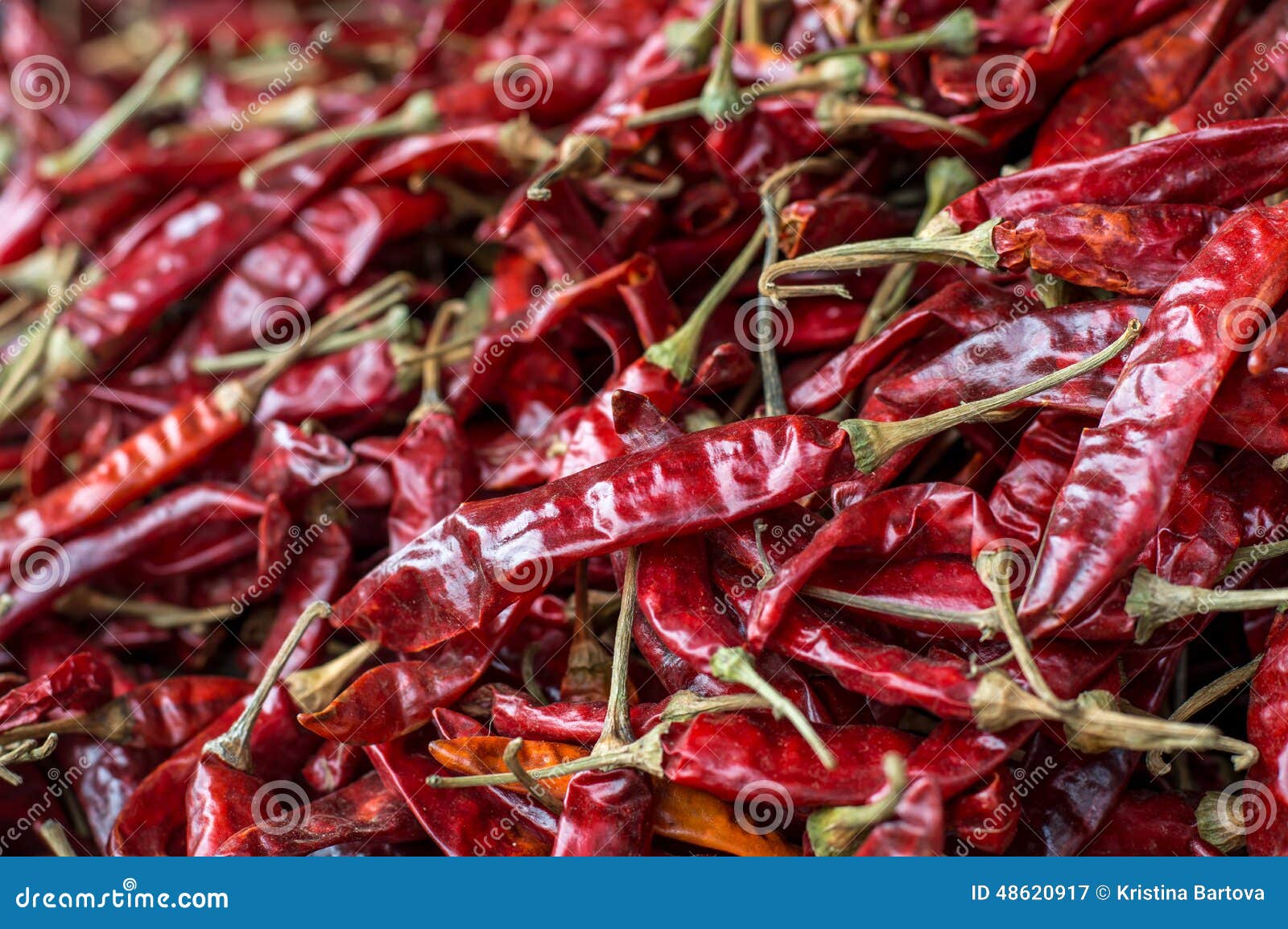 Red Hot Chilly Pepper in Detail Stock Image - Image of pile, heap: 48620917