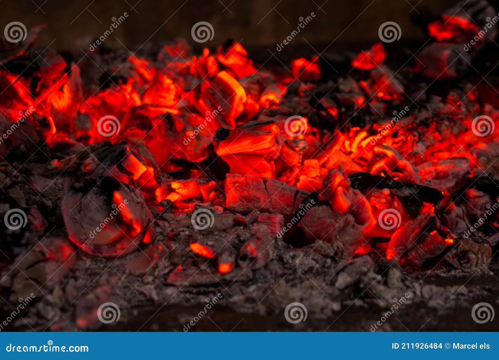 Red hot coals stock photo. Image of organ, autumn, darkness - 211926484