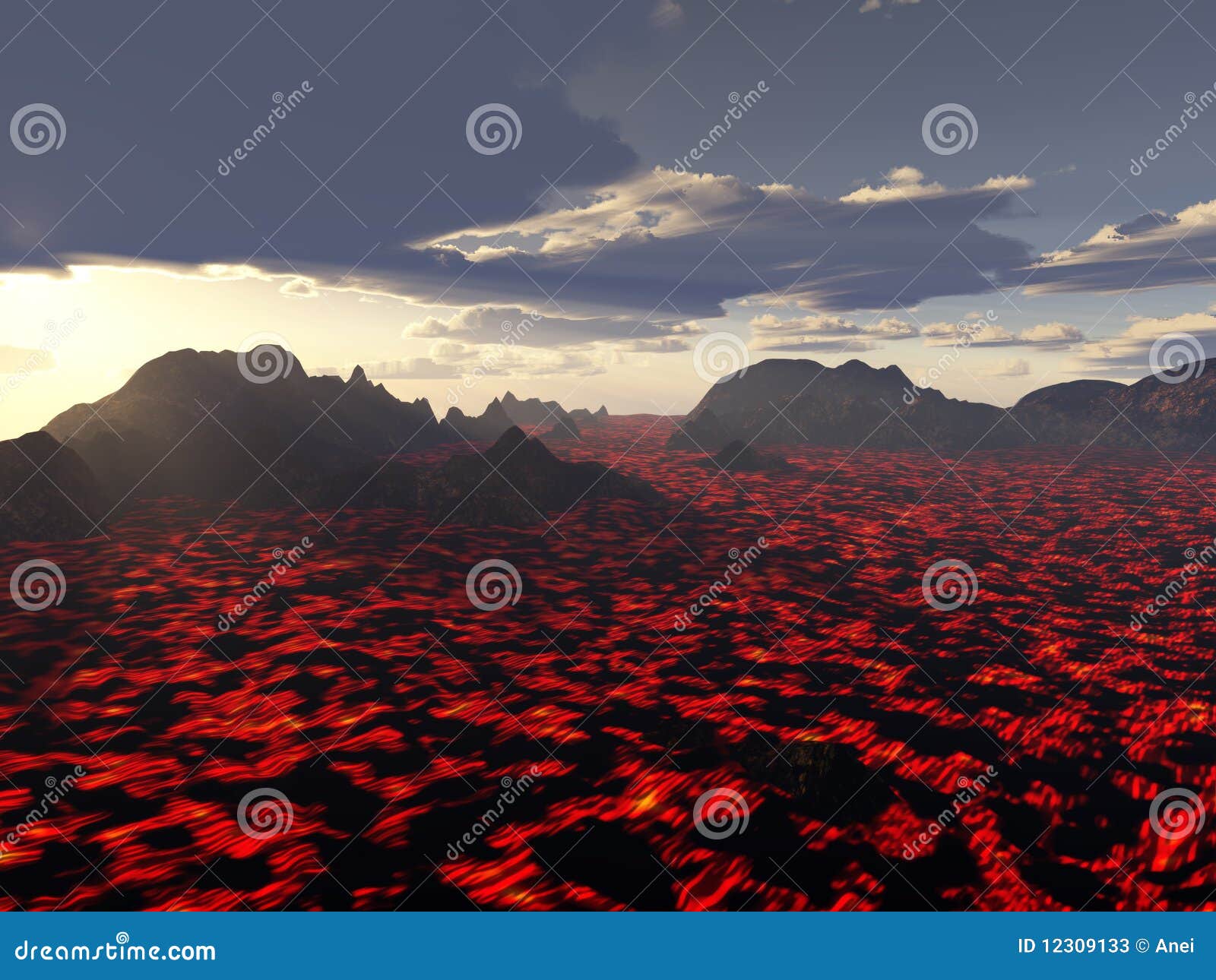 Red Hot Fury stock illustration. Illustration of fury - 12309133
