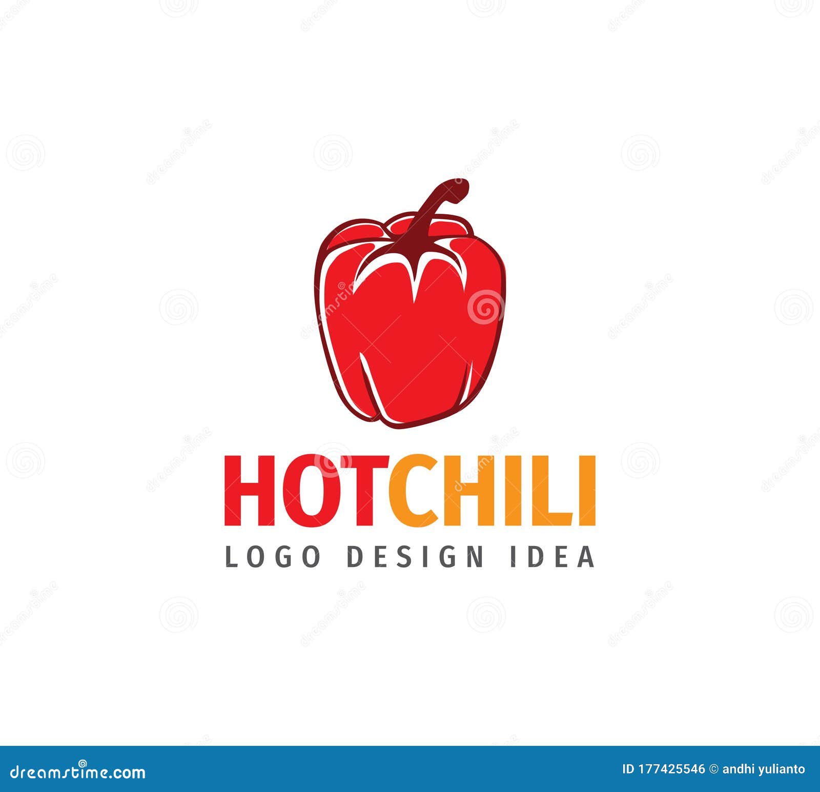 Chilli Vector Icon Illustration. Cute Vegetable. Flat Cartoon Style ...