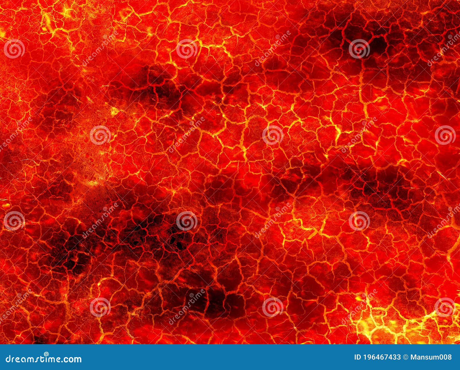 Red Hot Lava Pattern Background Stock Illustration - Illustration of ...
