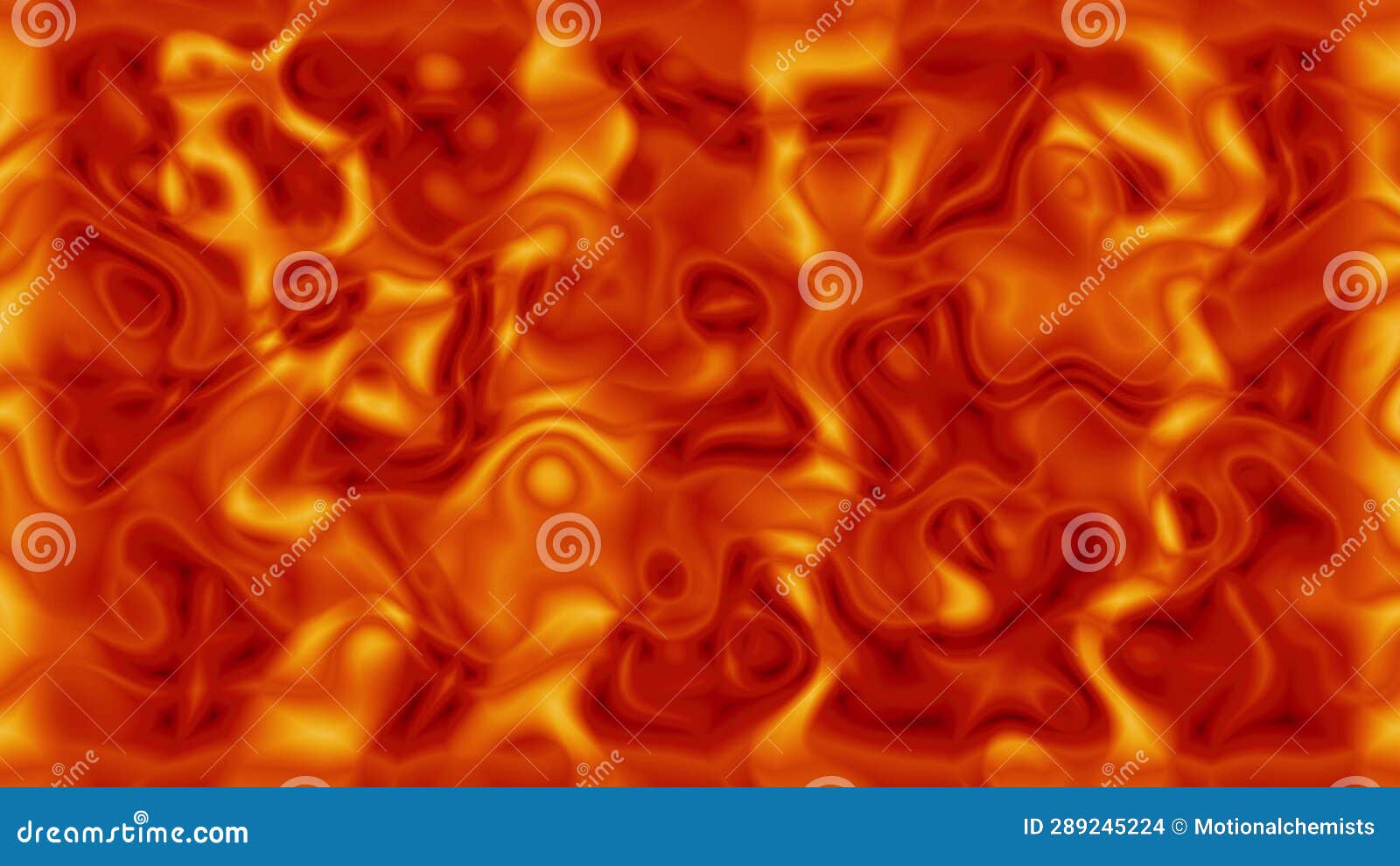 Lava Caustics Background Kaleidoscope Pattern. Red Hot Lava Liquid ...