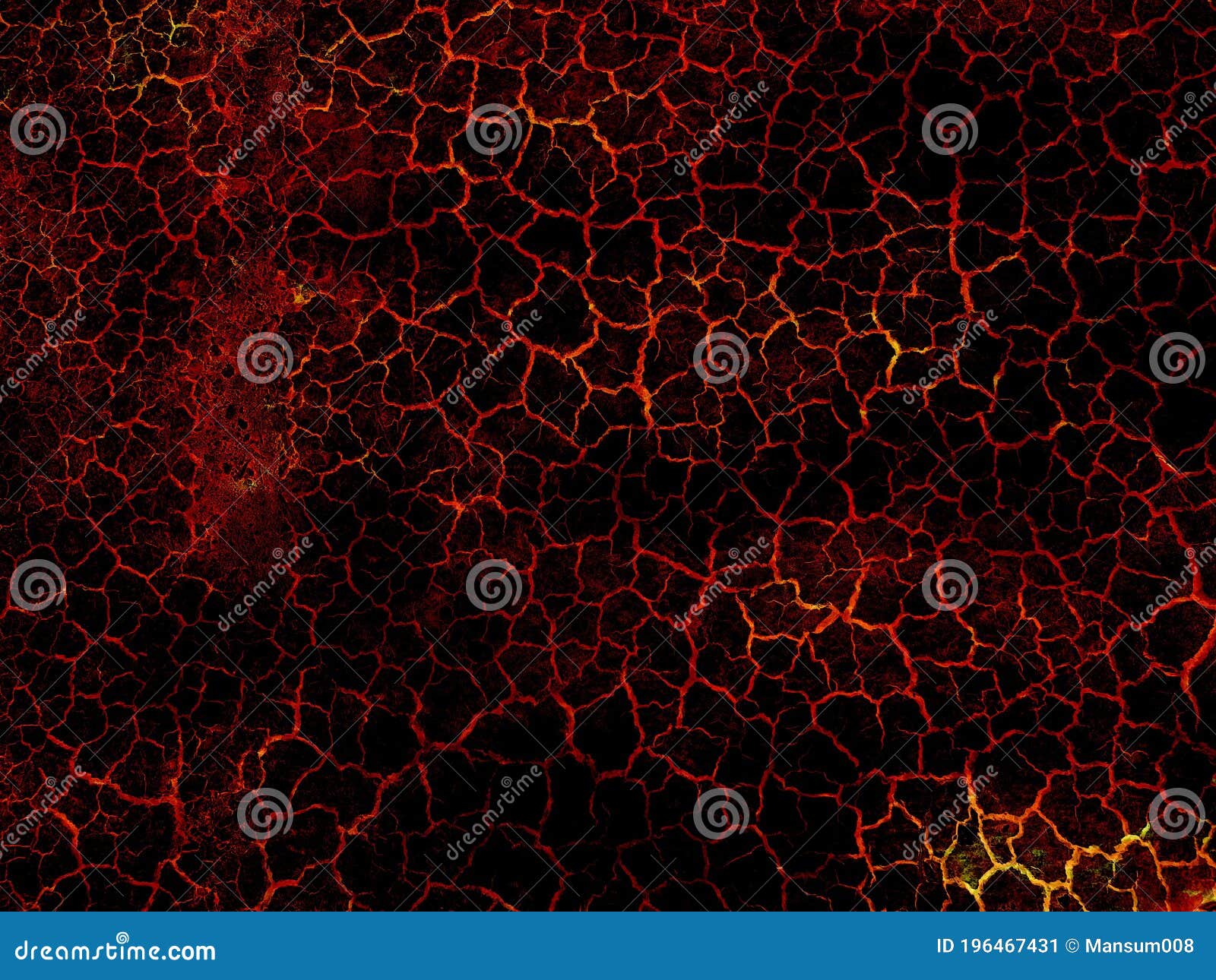 Red Hot Lava Pattern Background Stock Illustration - Illustration of ...