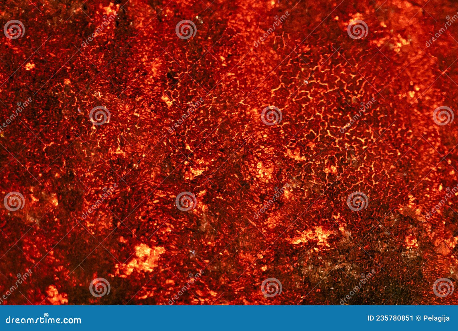 Red Hot Lava Texture. Volcanic Eruption. Space Shiny Backdrop. Royalty ...