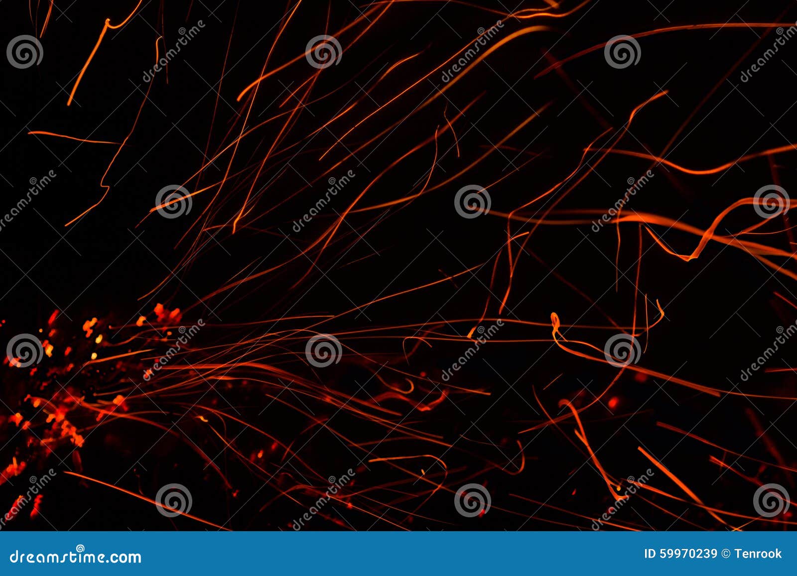 Red Hot Lines Sparks on a Black Background Stock Image - Image of ...