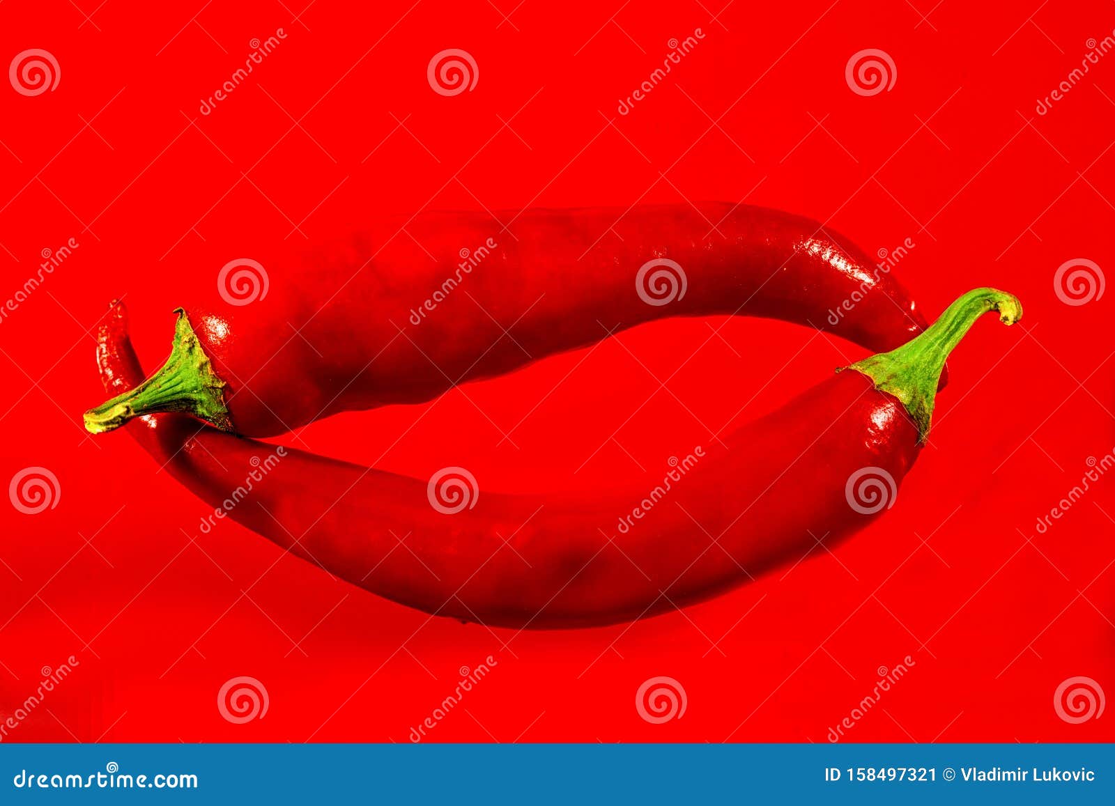 Red Hot Pepper on a Red Background Stock Image - Image of clouds, hard ...