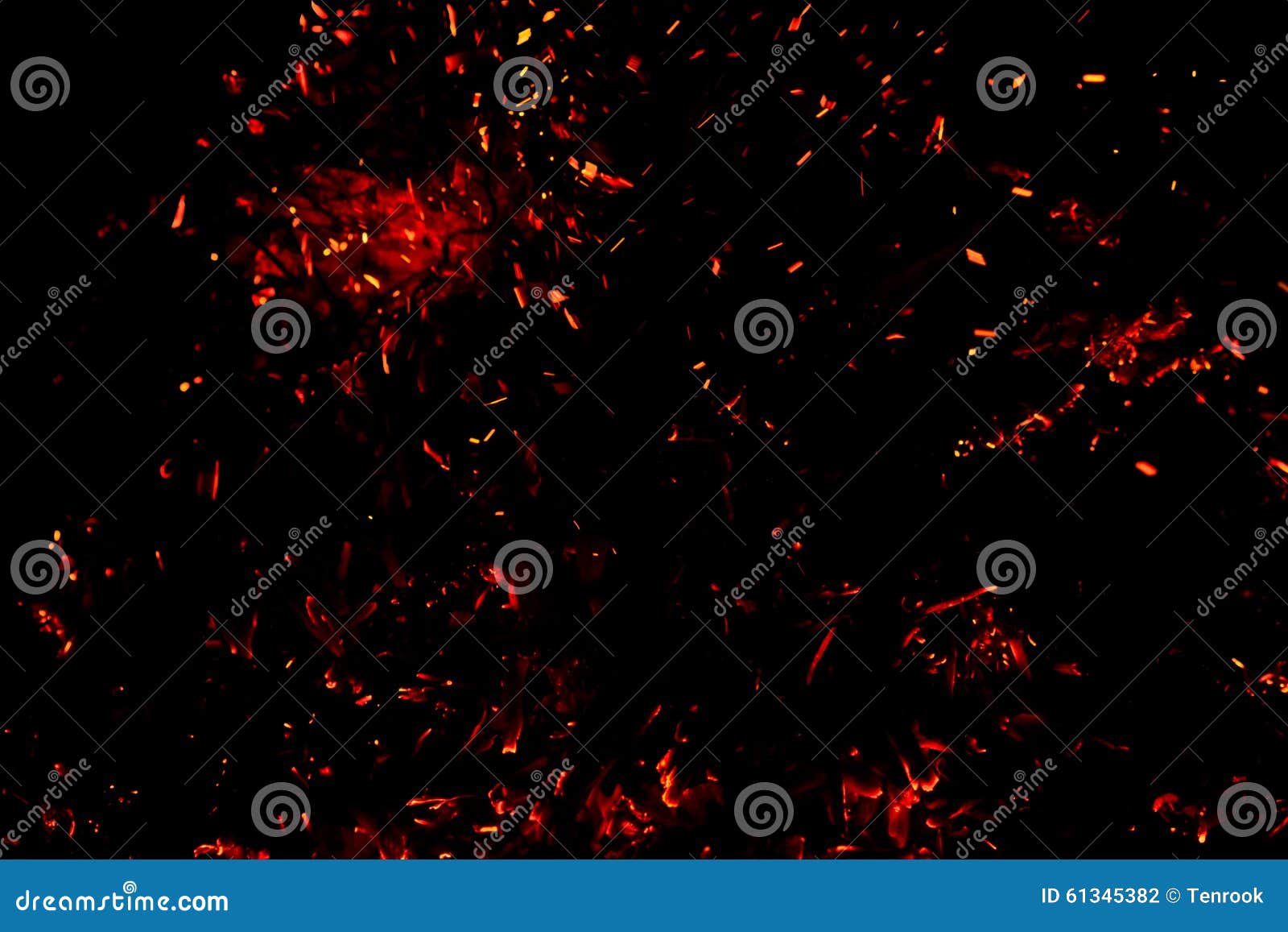 Red Hot Sparks on a Black Background Stock Photo - Image of crash ...