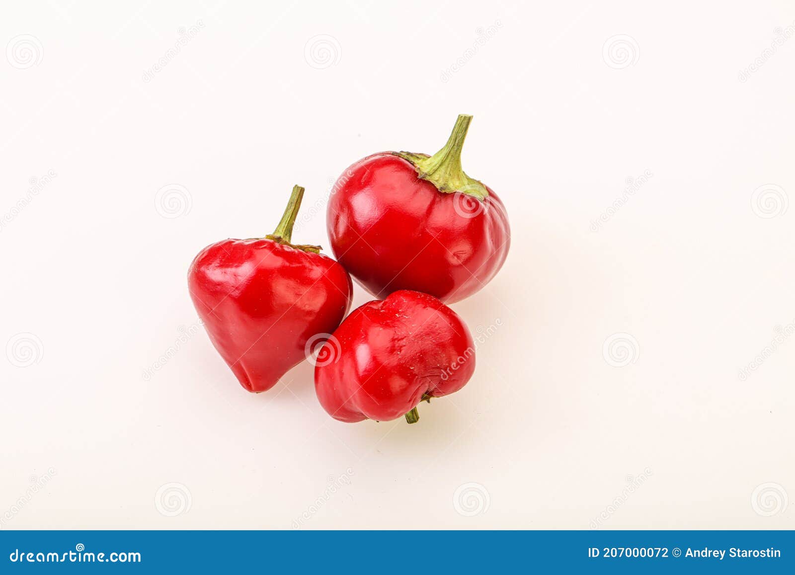 Red Hot Spicy Cherry Pepper Stock Photo - Image of spice, chili: 207000072