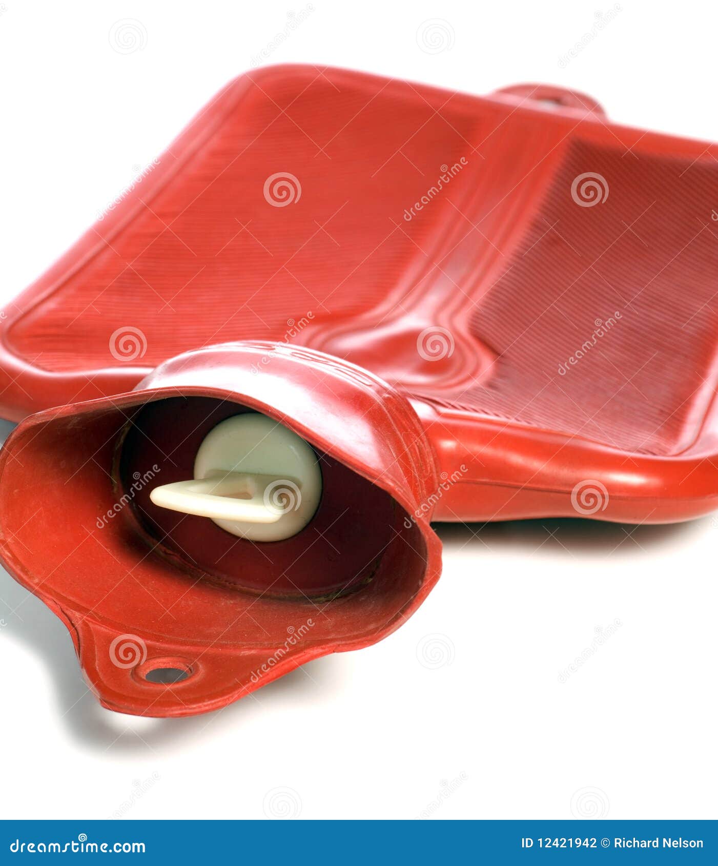 Red Hot Water Bottle stock photo. Image of warmth, closeup - 12421942