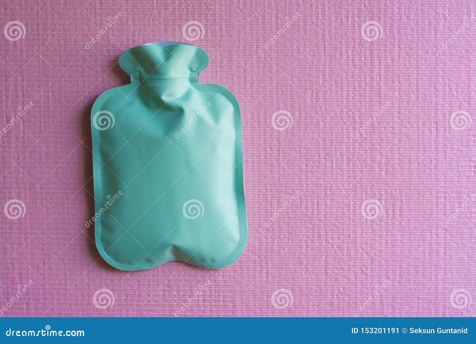 Red Hot Water Bottle on the Table Stock Image - Image of couch ...
