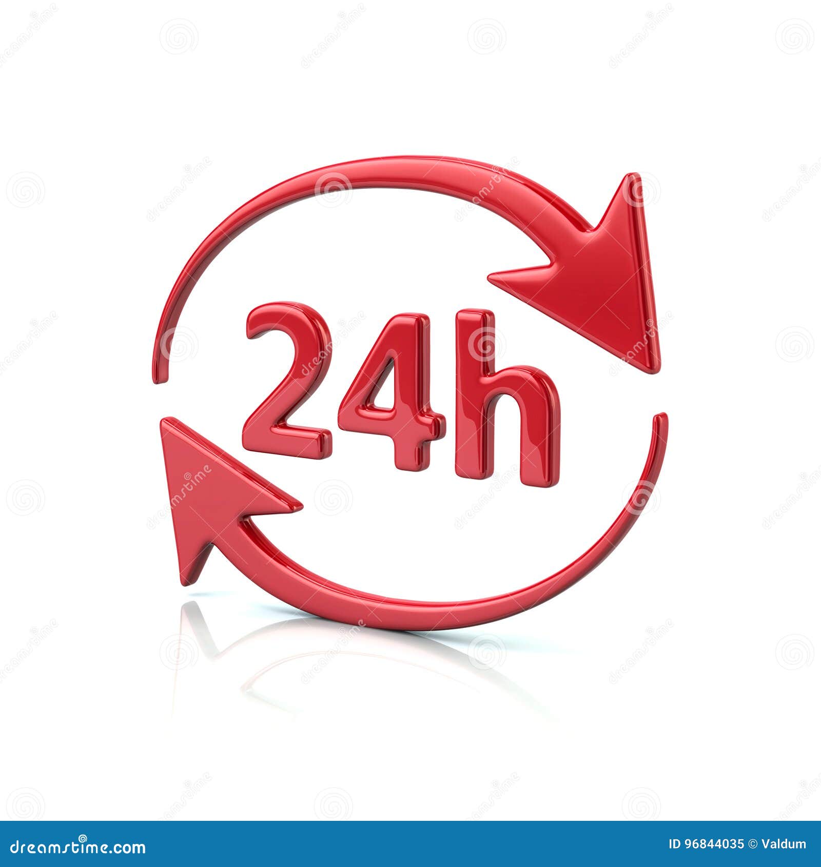 24 And 48 Hours Icon Pictogram. Repeat Arrows Sign. Open Around The ...