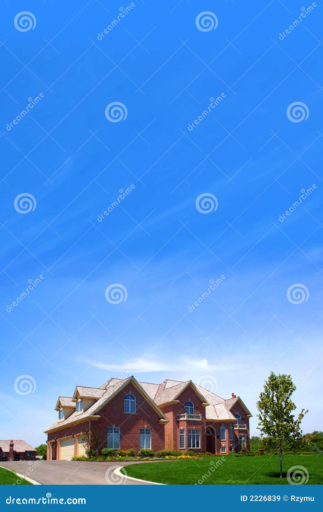 Red house stock image. Image of agent, apartment, estate - 2226839