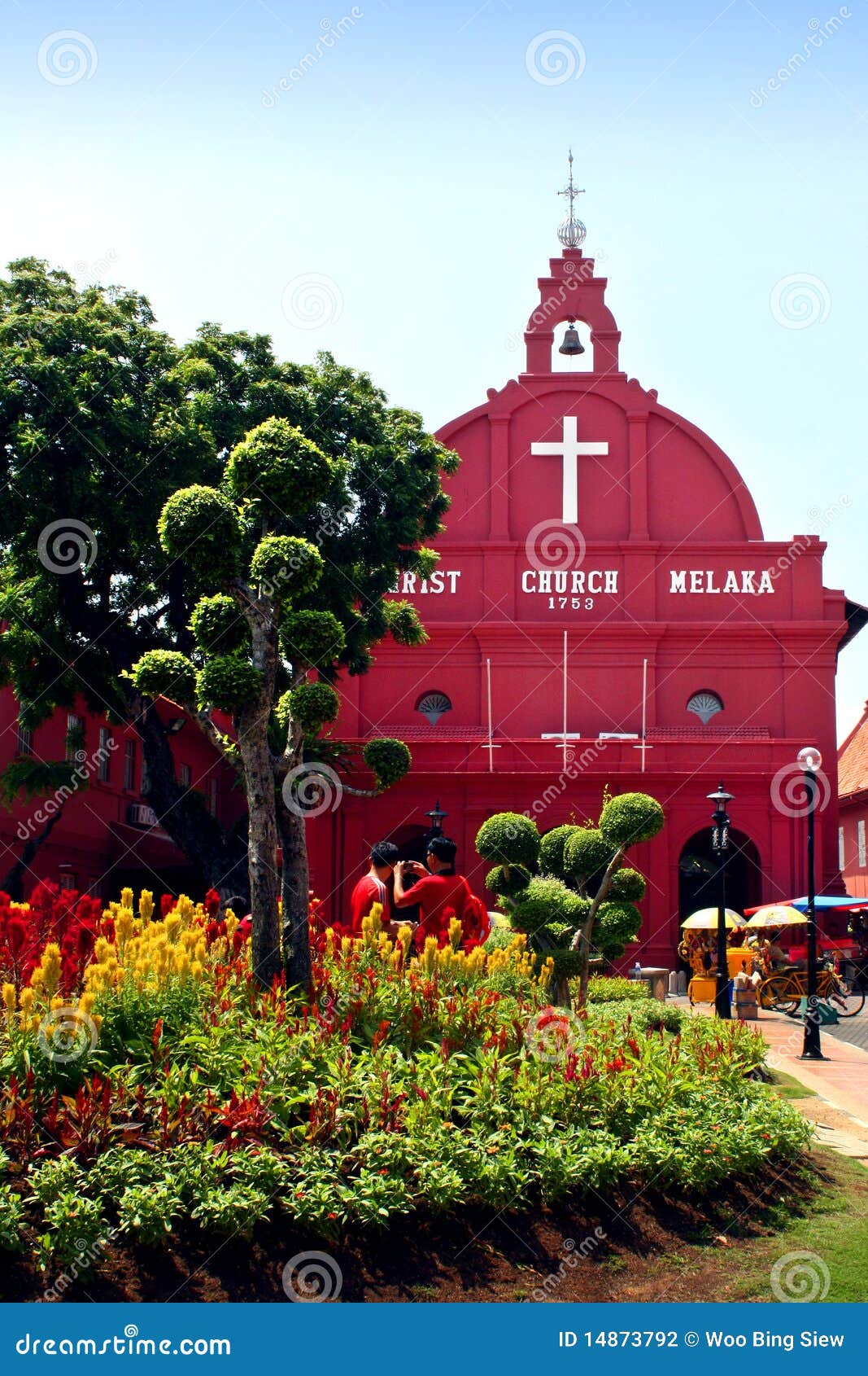 Red House Christ Church in Malacca Editorial Photography - Image of ...