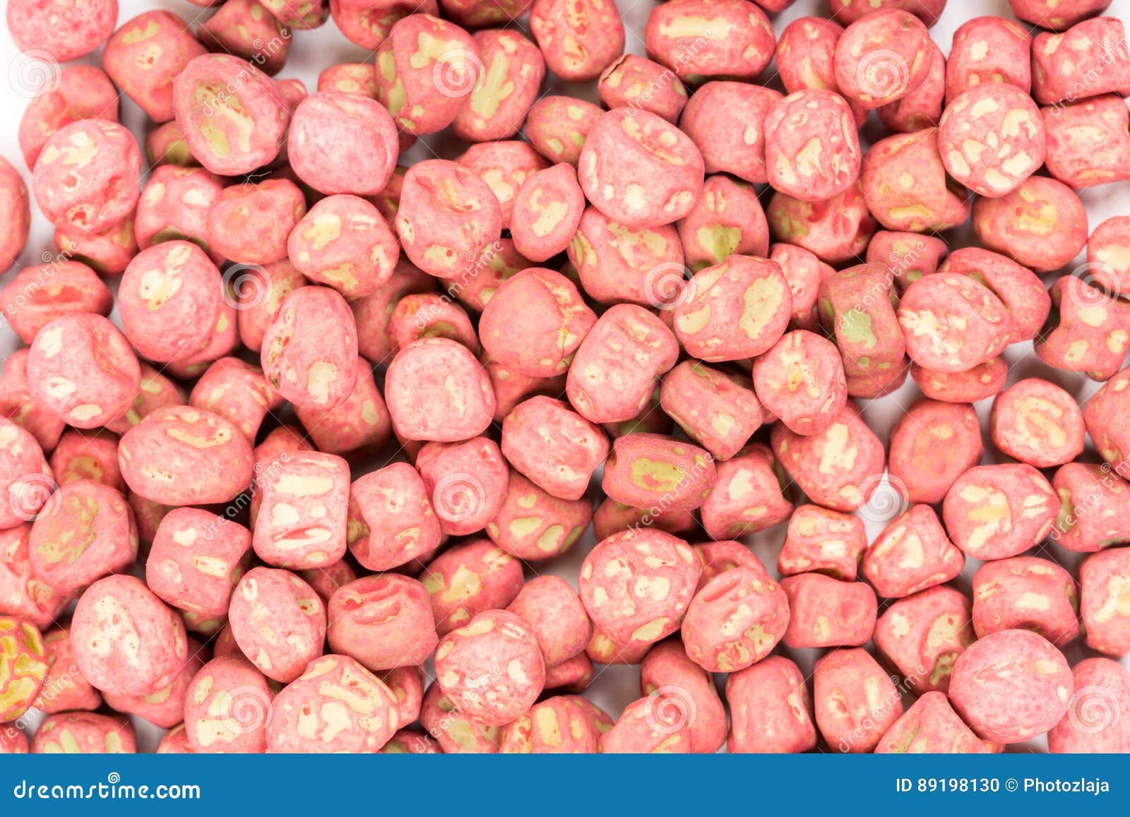 Red Hybrid Pea Seeds for Planting Over White Background Stock Photo ...