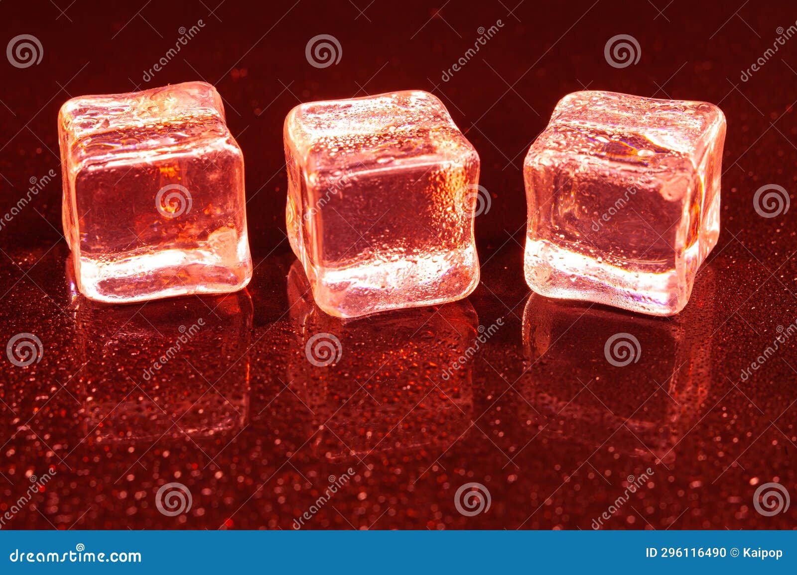 Red Ice Cubes on Black Background Stock Photo - Image of cognac, party ...