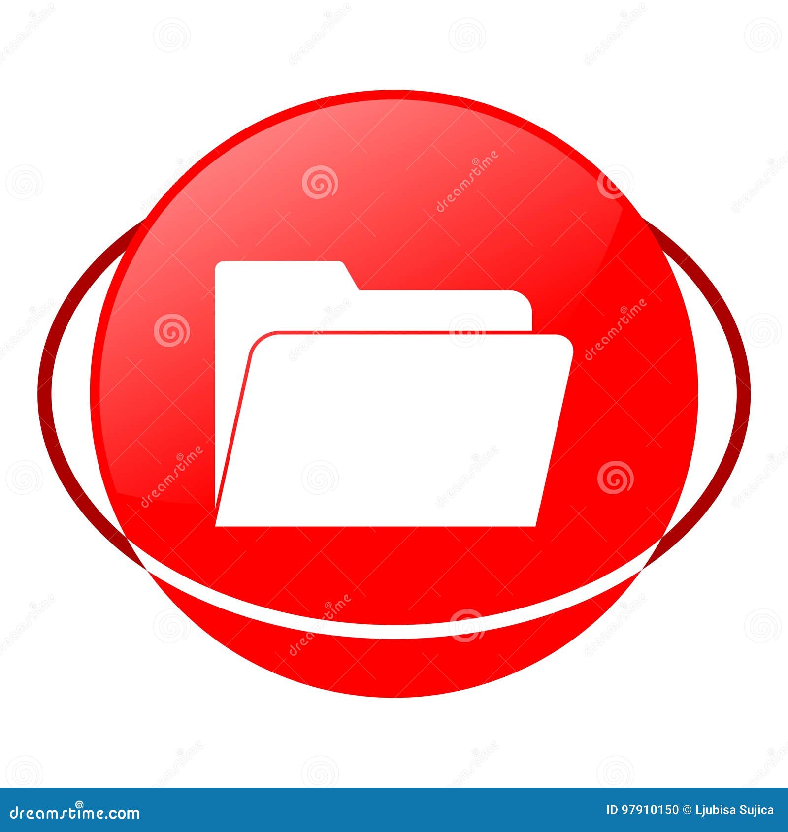 Red Icon, File Vector Illustration Stock Vector - Illustration of ...
