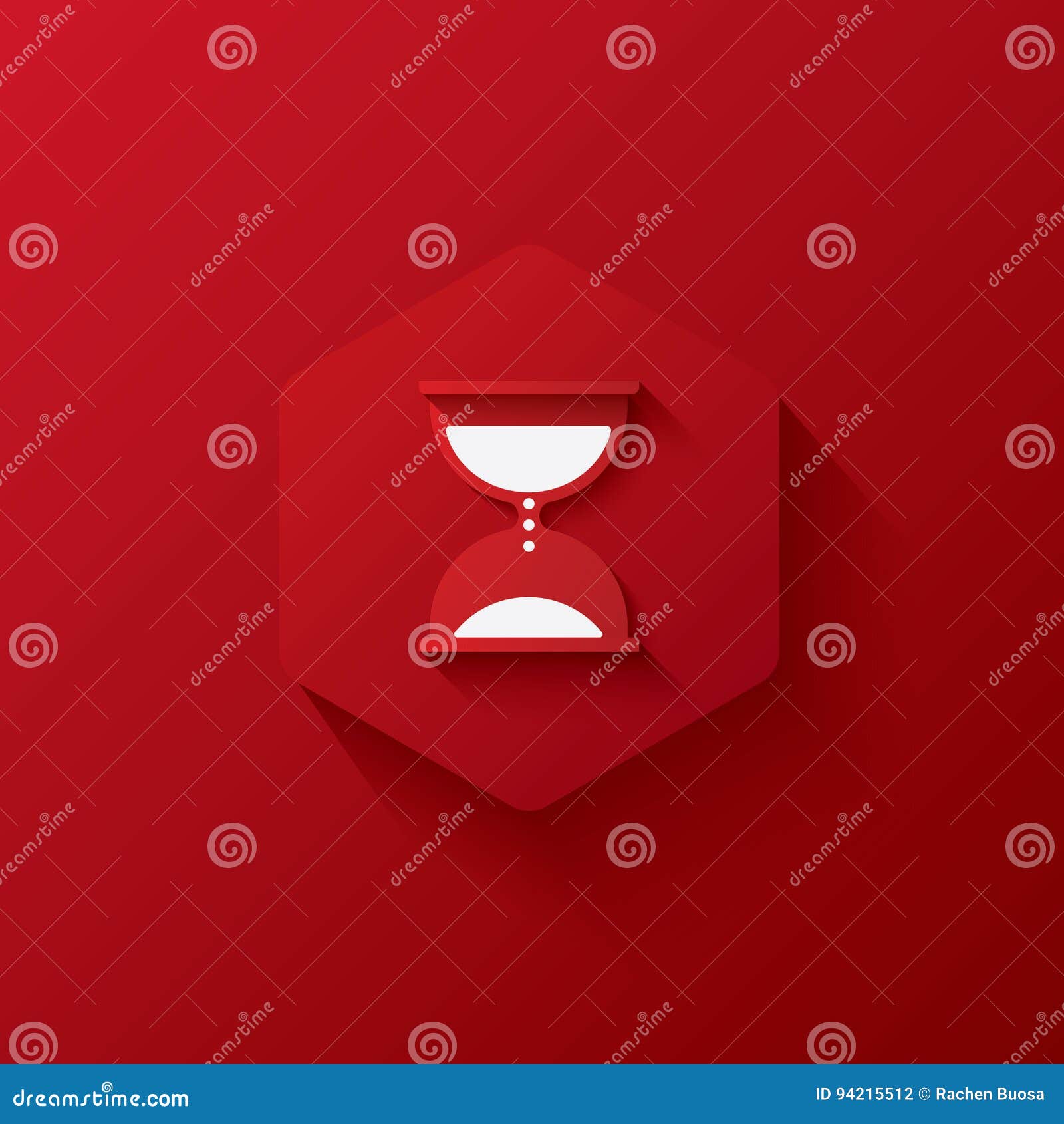 Red Icon on Red Hexagon,marketing,Three-dimensional Icon Stock Vector ...