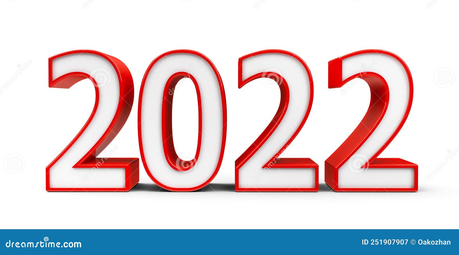 Red 2022 icon #3 stock illustration. Illustration of event - 251907907