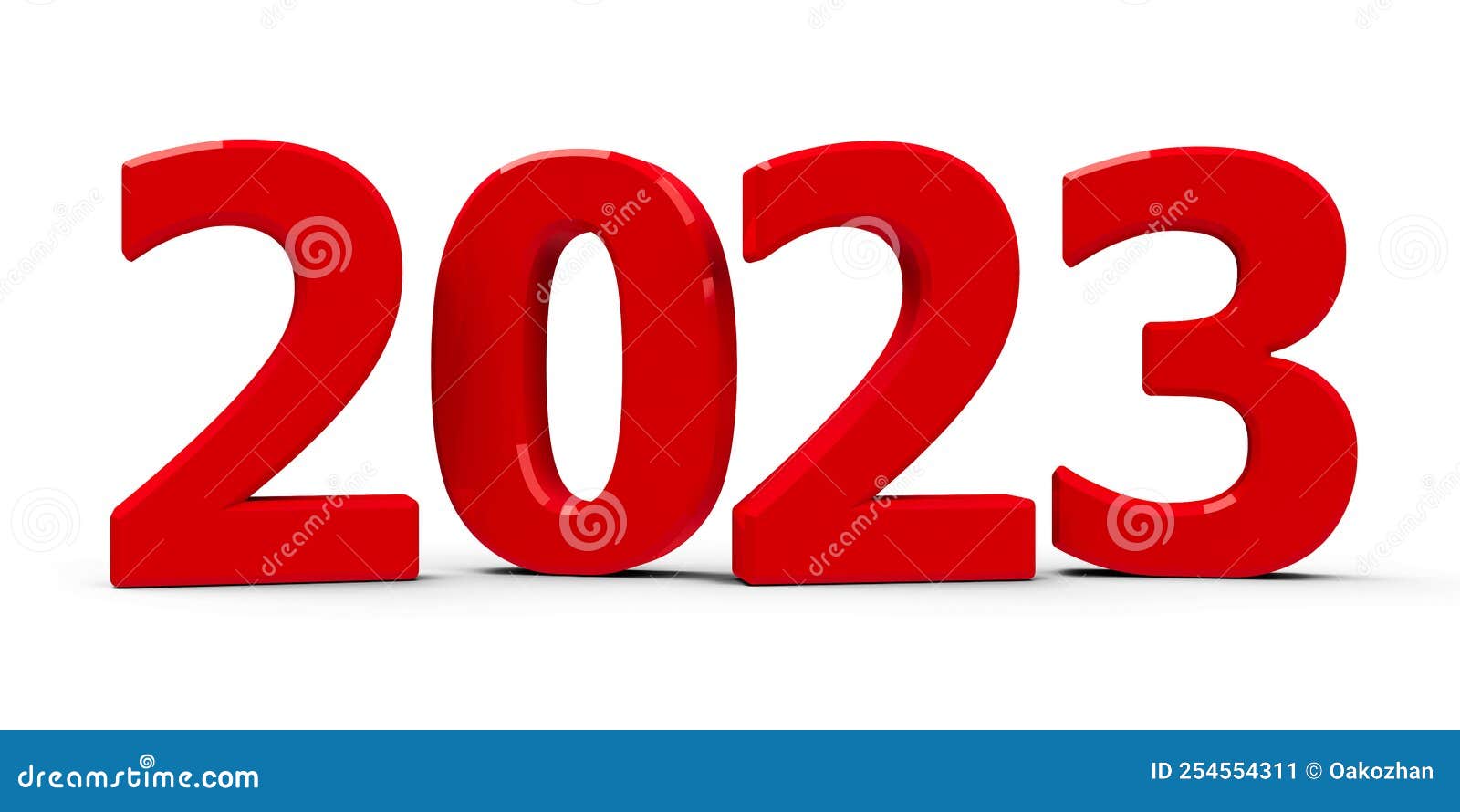 Red 2023 icon stock illustration. Illustration of chance - 254554311