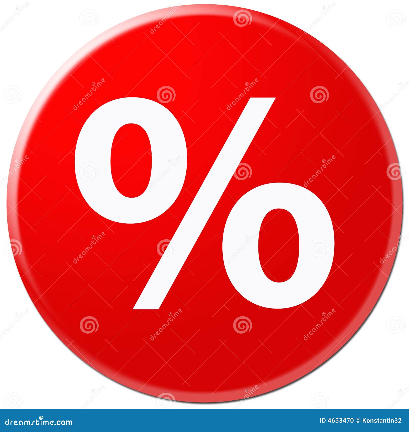 Red Icon With Symbol Of Rate Stock Photography | CartoonDealer.com #4653470
