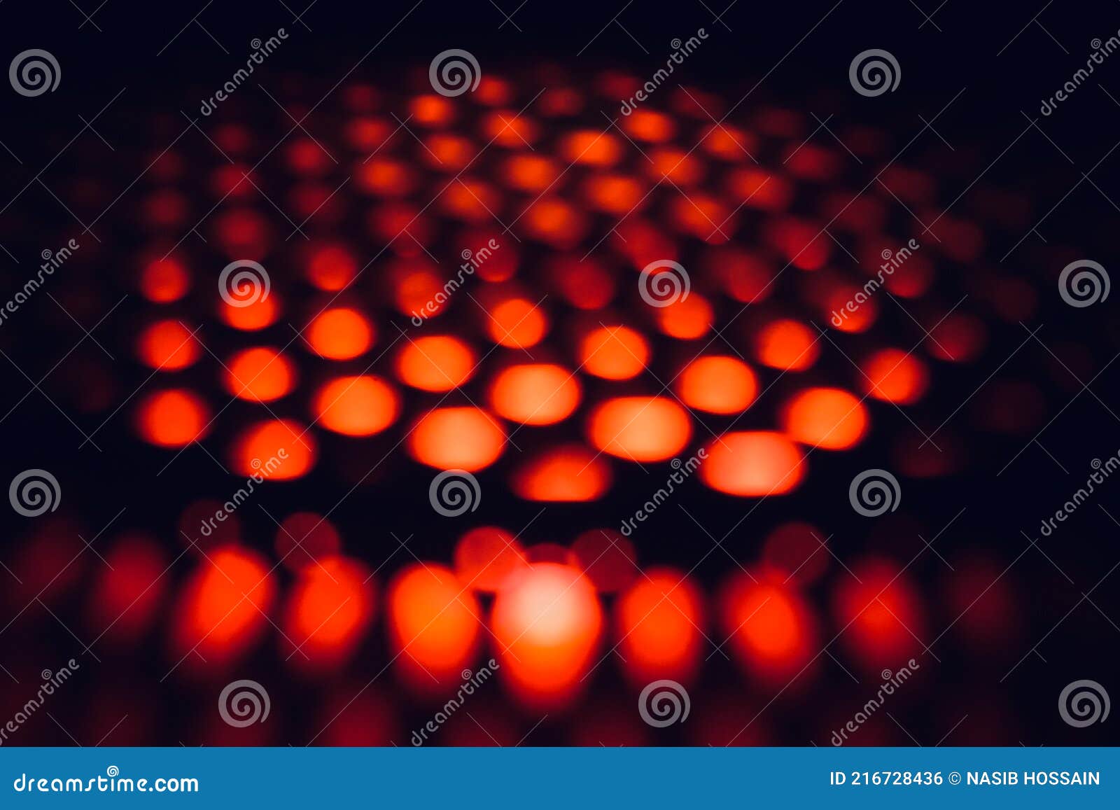 Red Illuminated Glowing Lights Pattern Background Stock Photo - Image ...