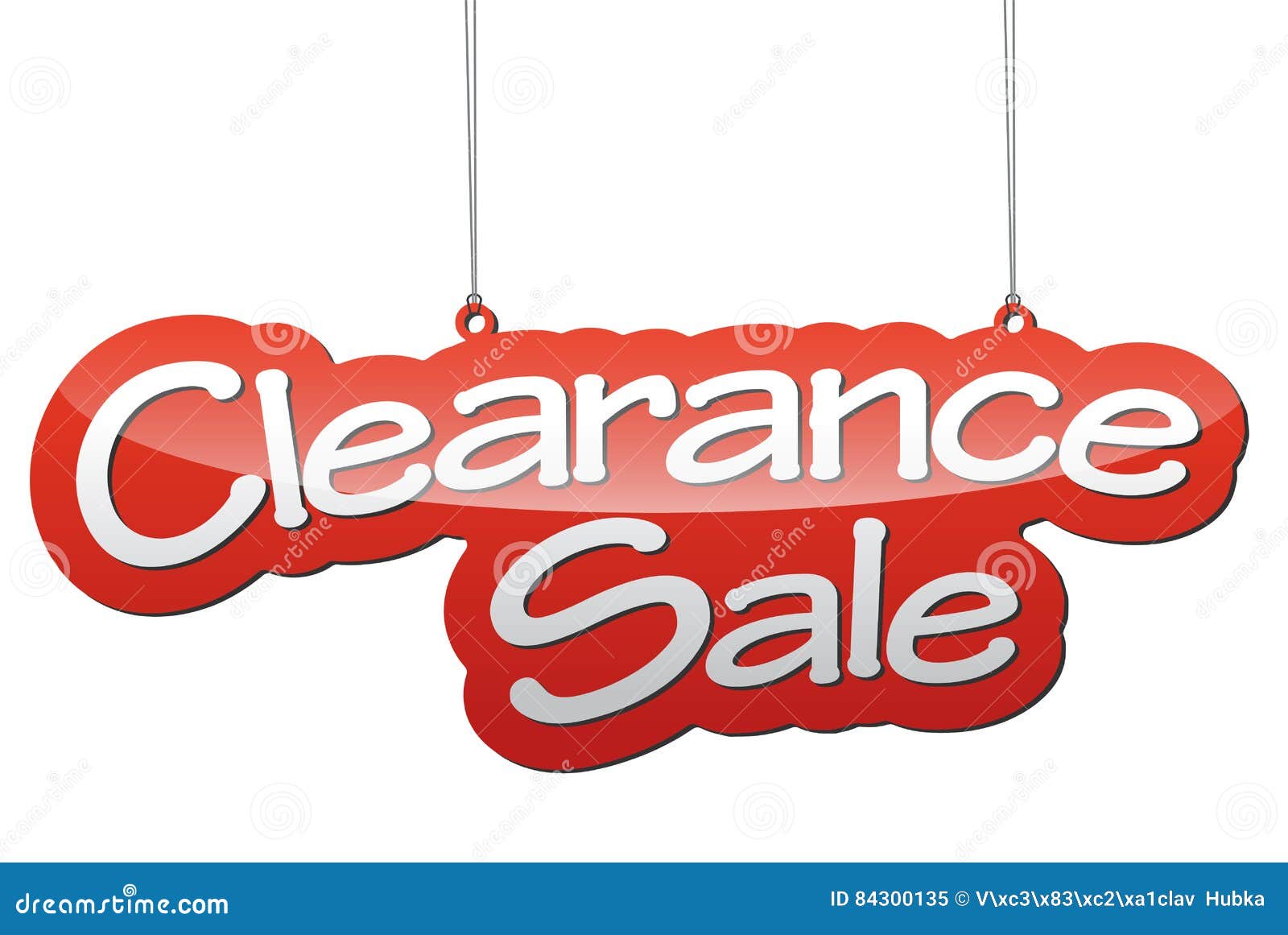 Red Illustration Background Clearance Sale Stock Vector - Illustration ...