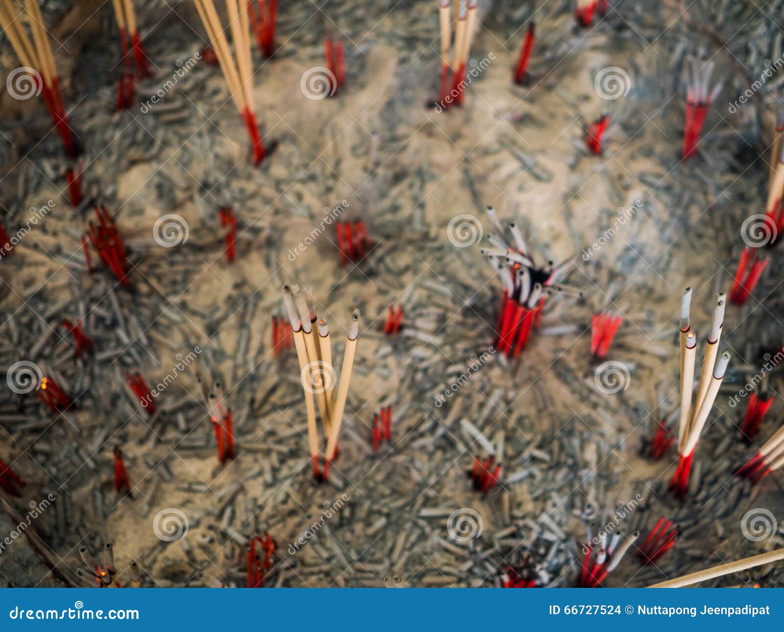 Red incense sticks stock photo. Image of spiritual, buddha - 66727524