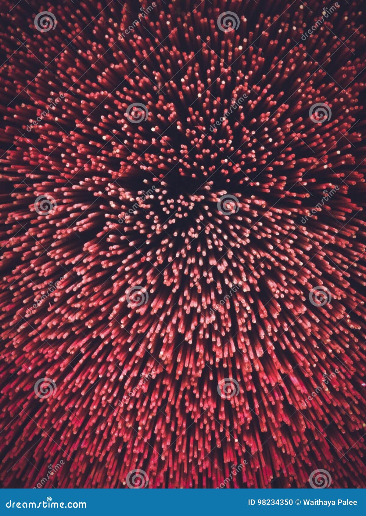 Red Incense Sticks Use for Abstract Background Stock Photo - Image of ...