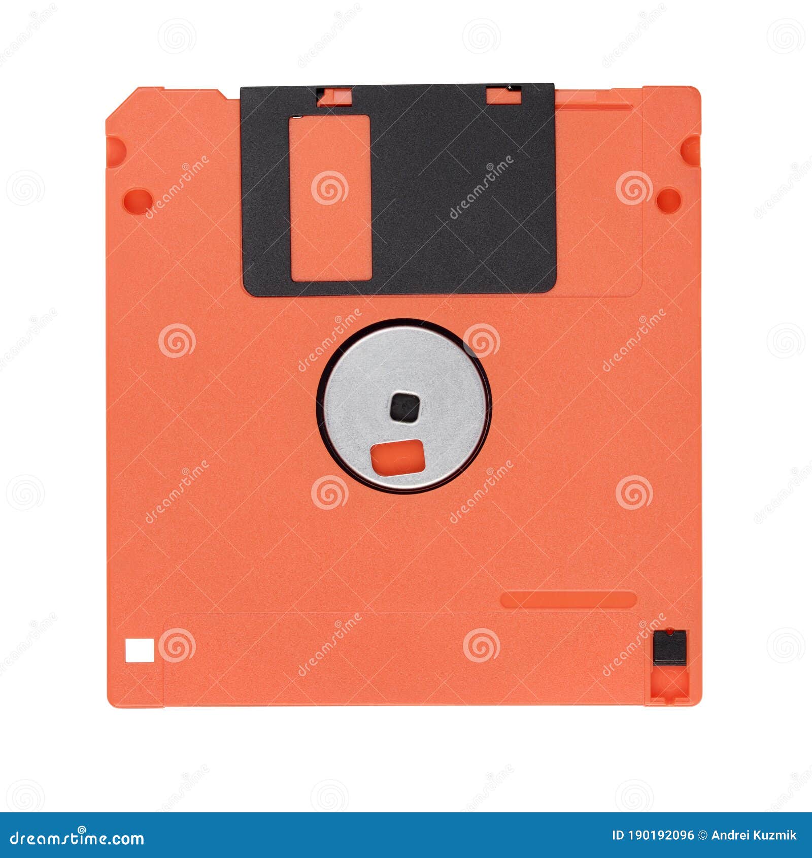 Red 3.5-inch Floppy Disk or Diskette Isolated on White Stock Photo ...