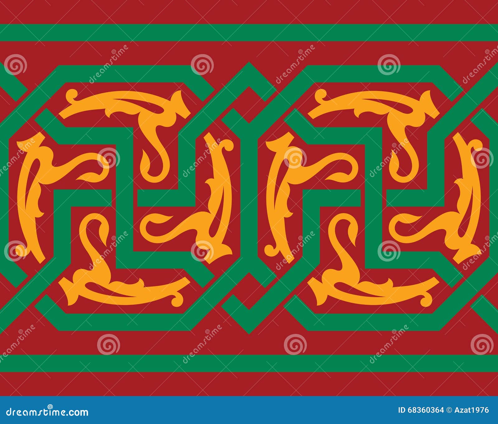 Red Indian Seamless Pattern Stock Vector - Illustration of painting ...
