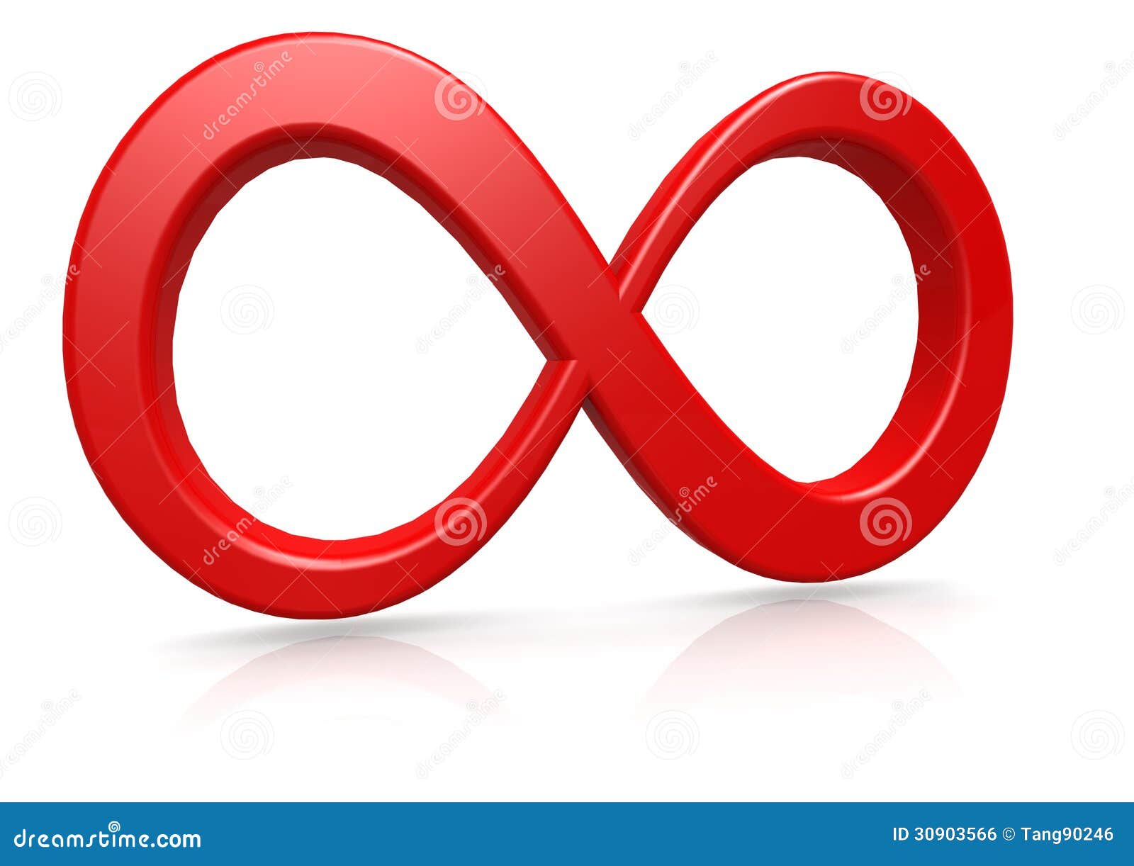 Red Infinity Royalty Free Stock Image - Image: 30903566