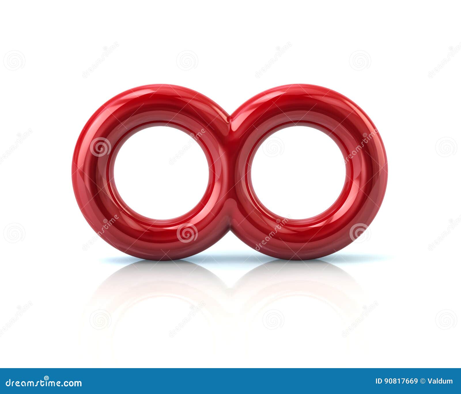 Red Infinity Symbol Stock Illustration | CartoonDealer.com #90817669