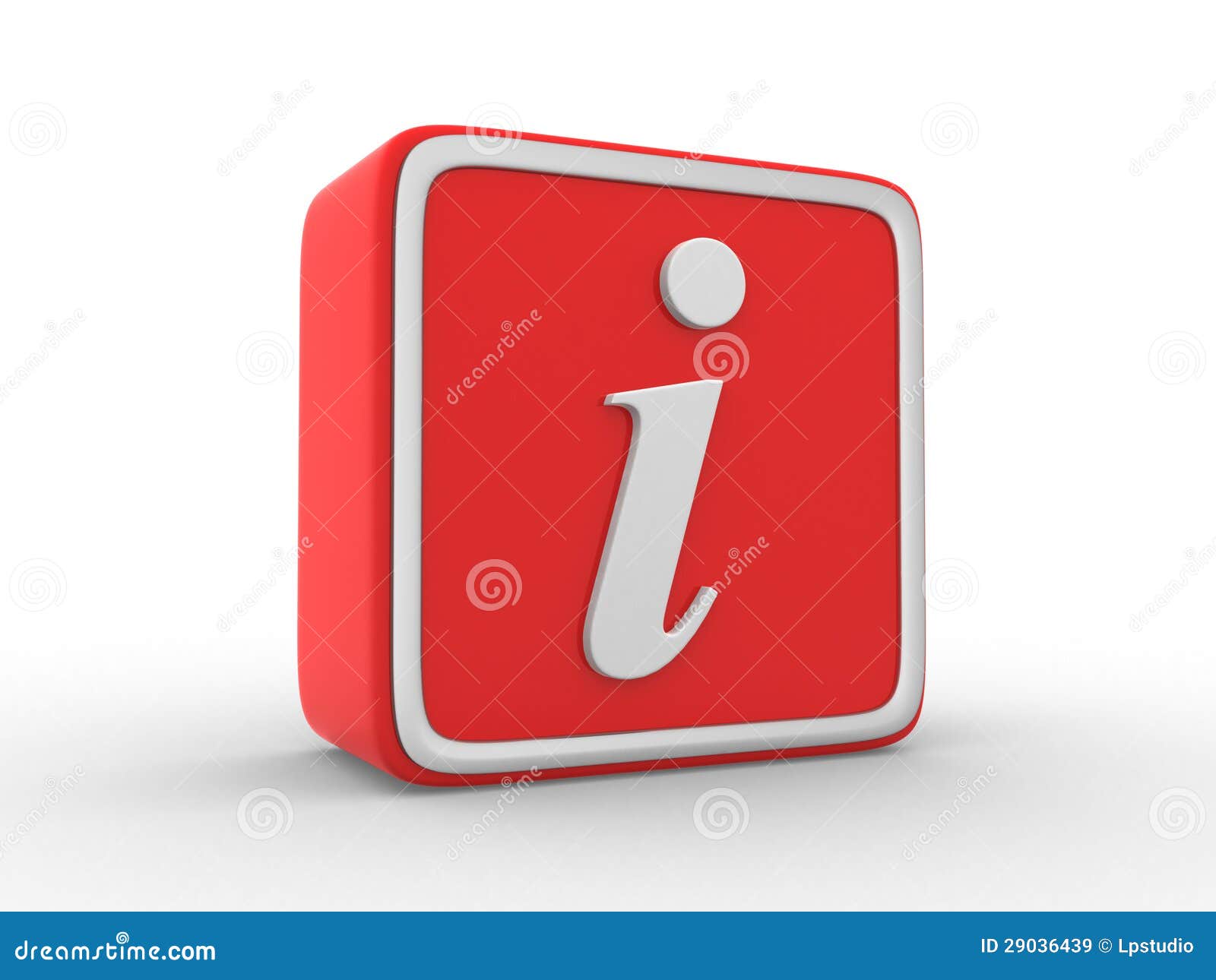 Red information icon stock illustration. Illustration of indication ...
