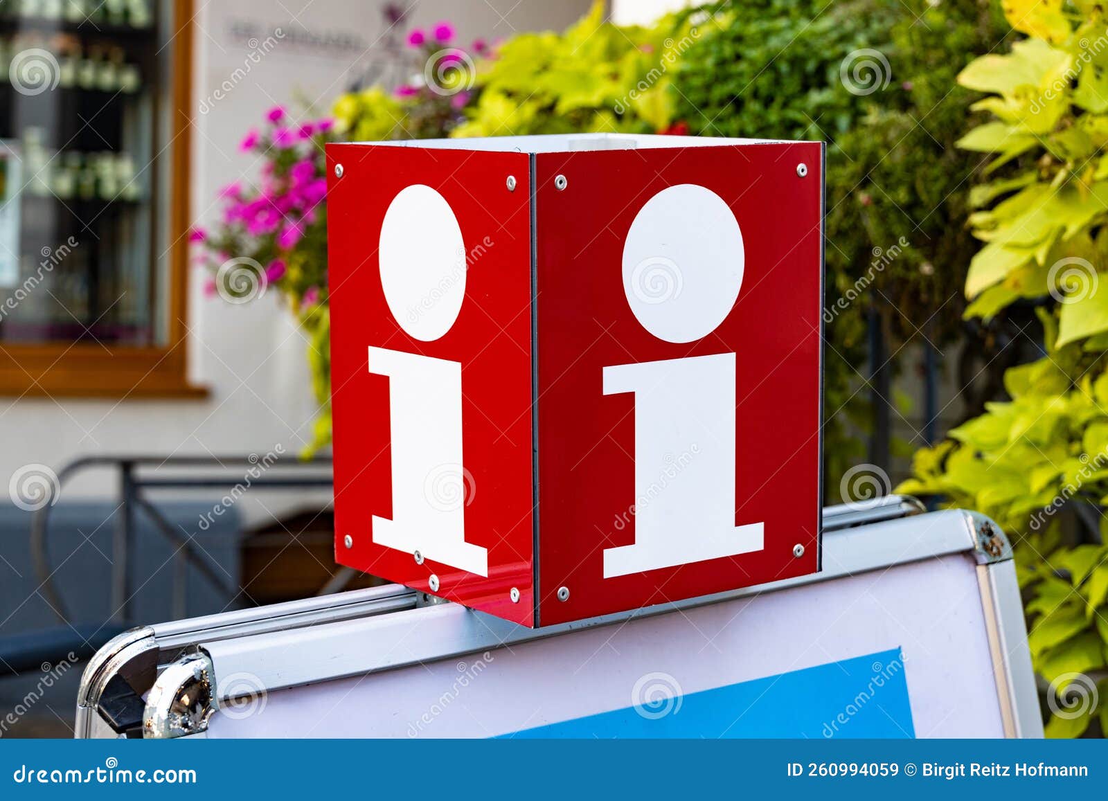 Red Information sign stock image. Image of information - 260994059