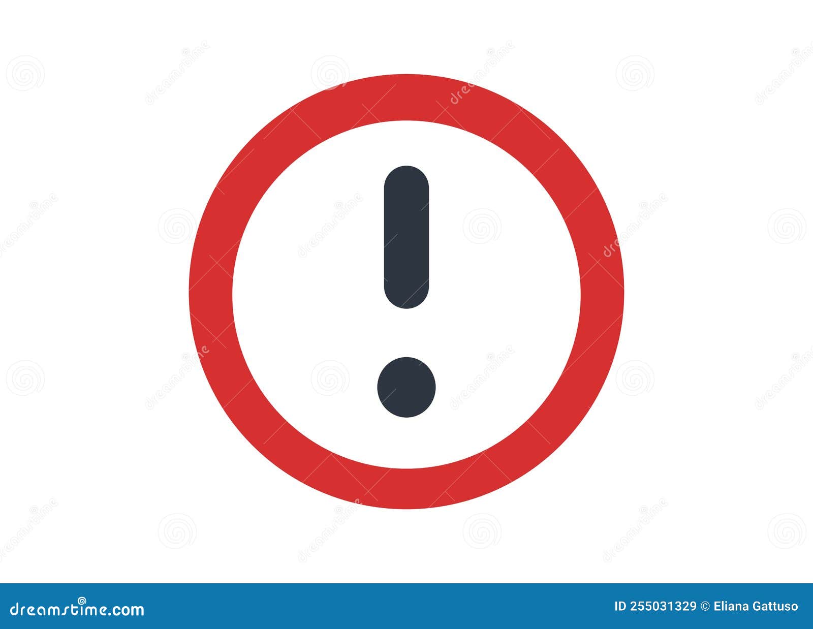 Red Information Sign Icon. Concept of Prevention and Safety Stock ...